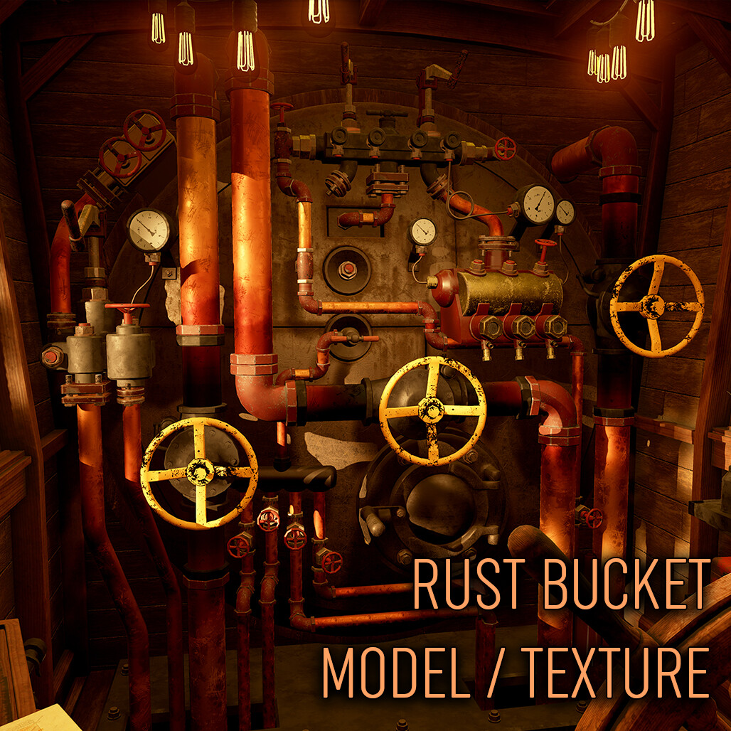 ArtStation - VR Playable Demo Project - Rust Bucket