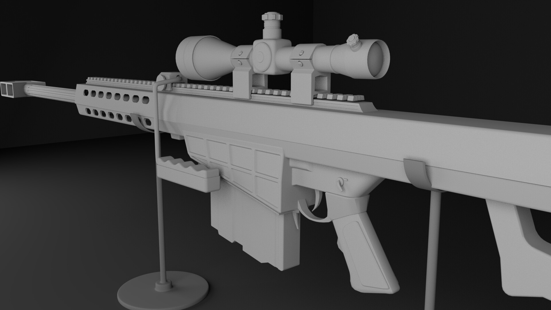 ArtStation - Barrett 50 caliber