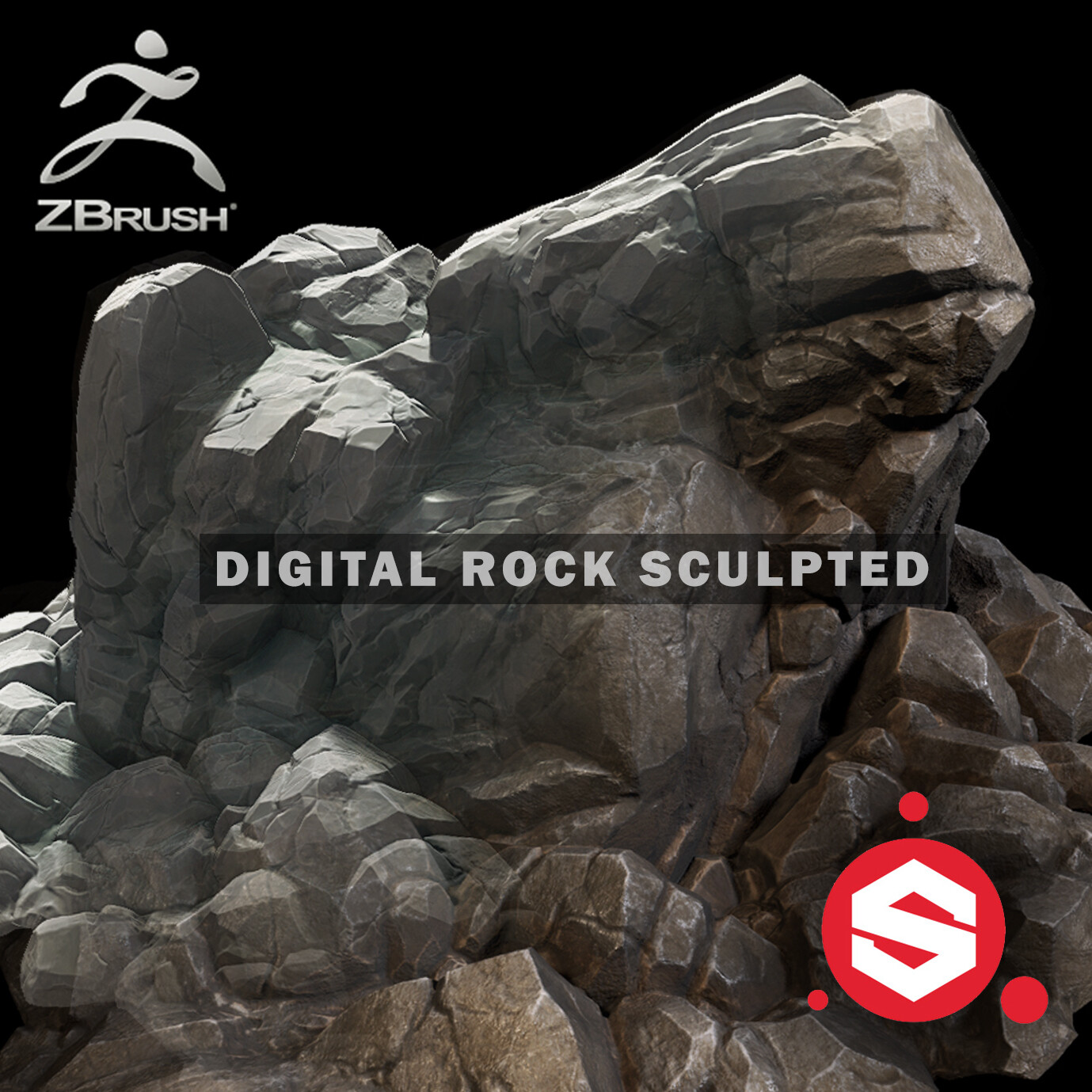 ArtStation - Digital Rock Sculpted