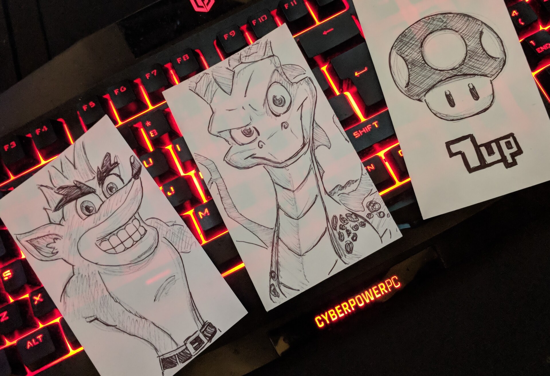 ArtStation - Note Card Sketches