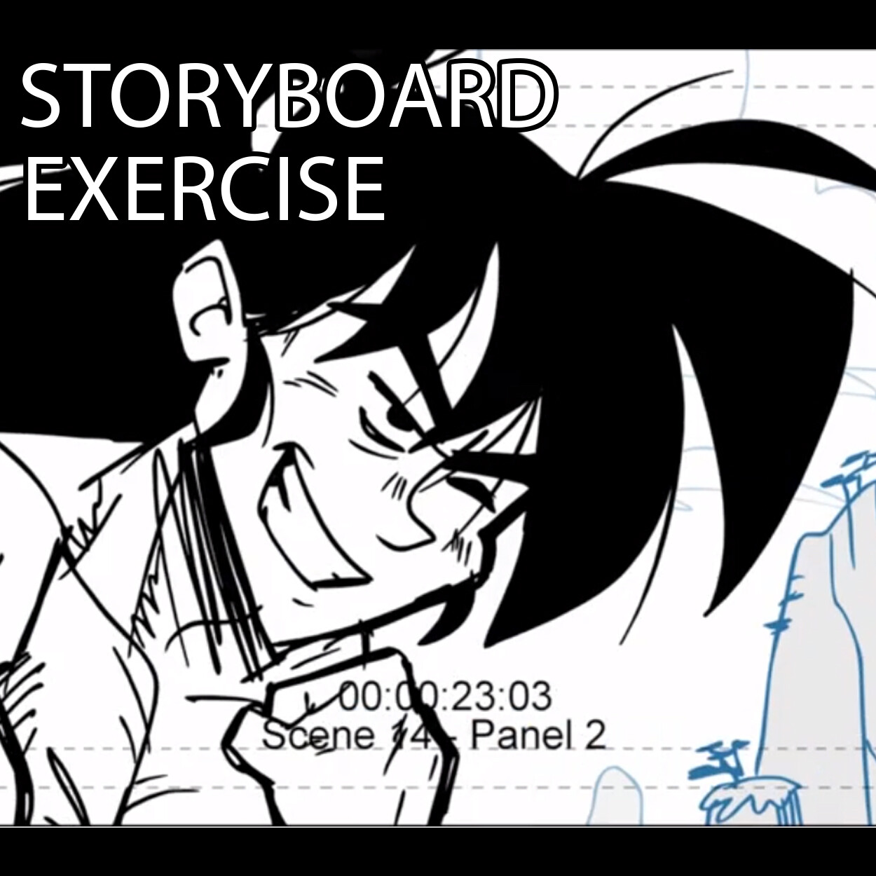 ArtStation - Fight Scene Storyboard Test