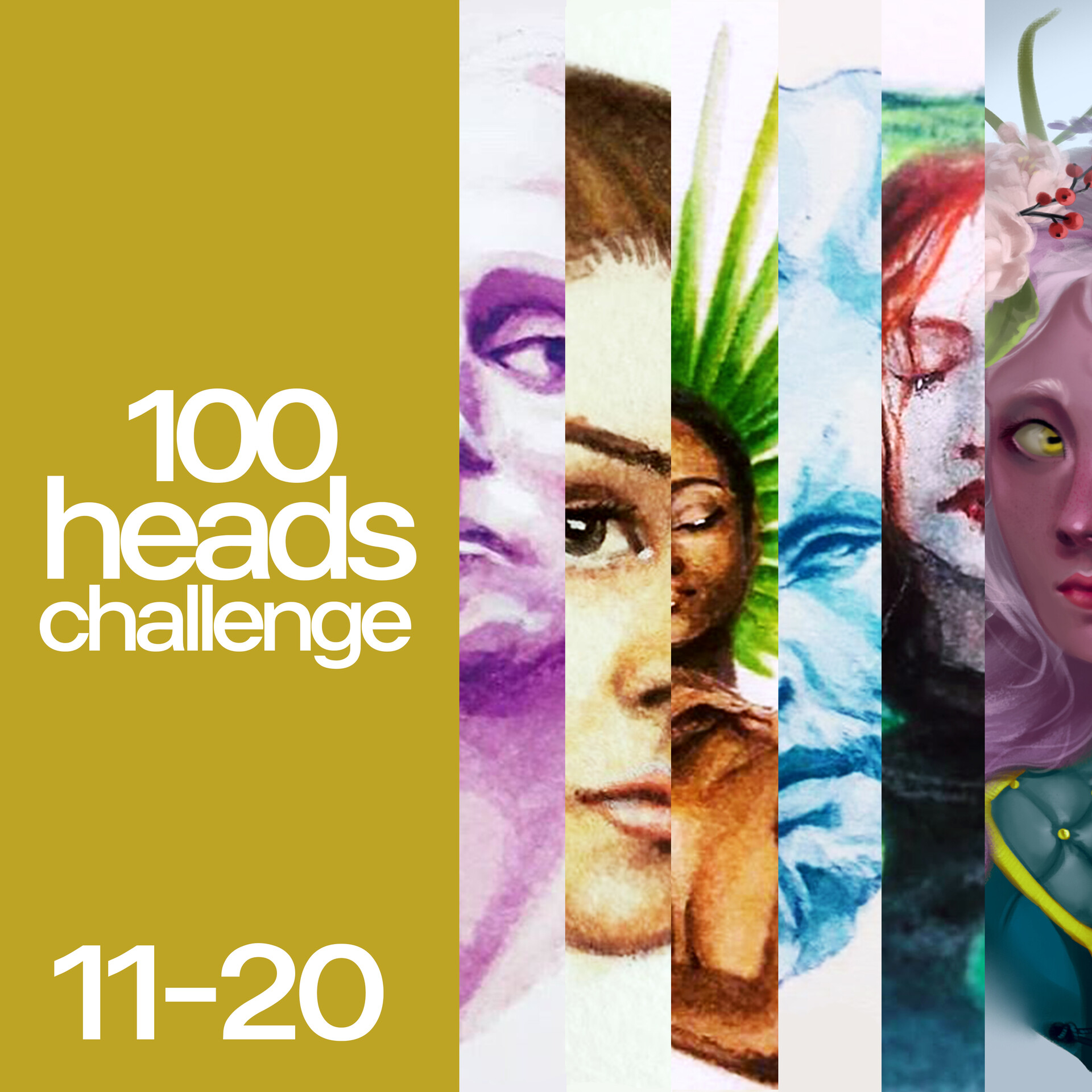 ArtStation - 100 Heads Challenge 11-20