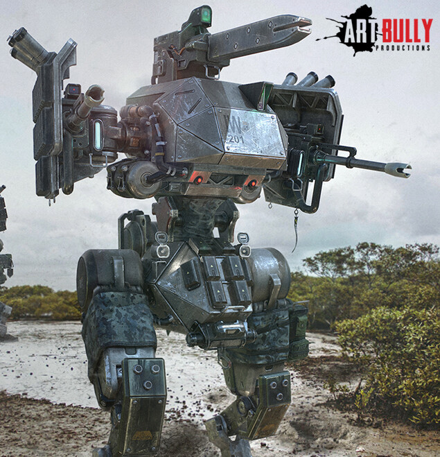 ArtStation - Infantry Walker R5