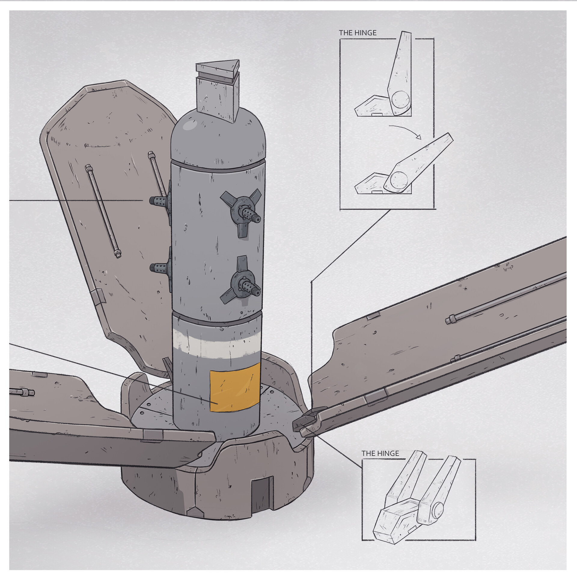 ArtStation - Gas Bomb - Daymare: 1998
