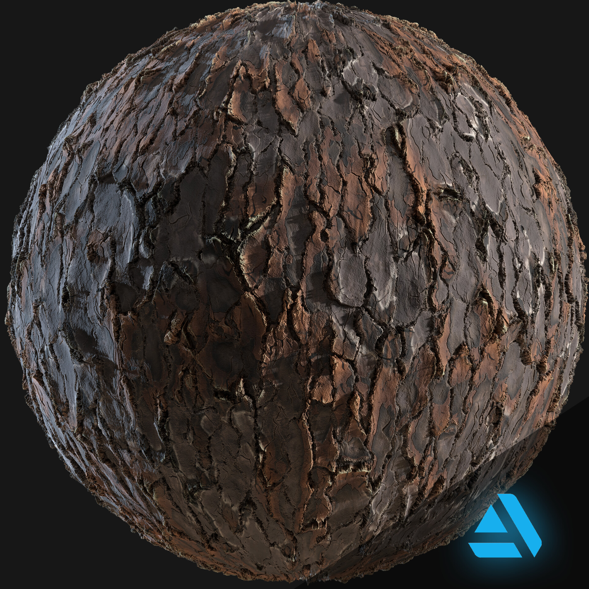 ArtStation - Pine Tree Bark