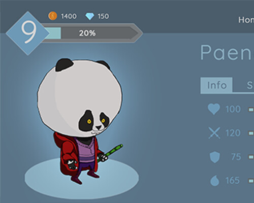 ArtStation - 2D panda Character