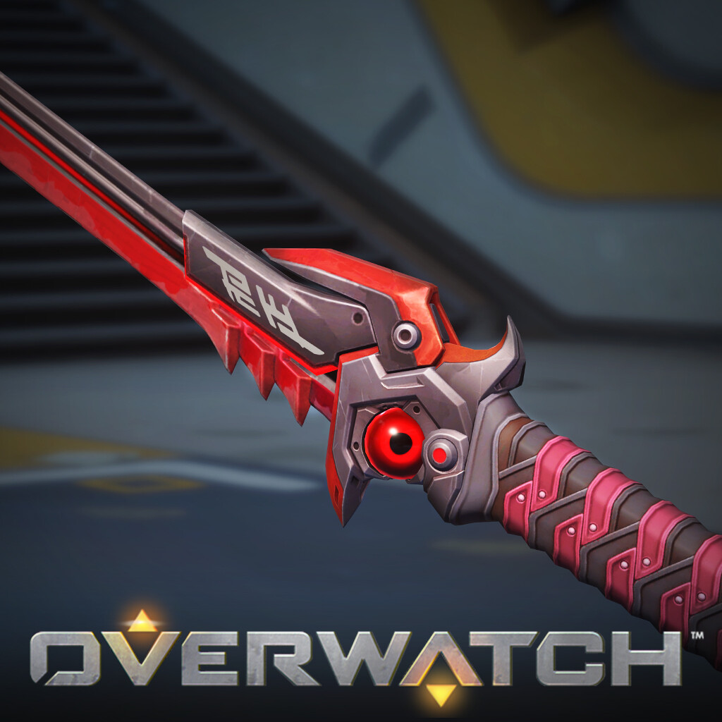 ArtStation - Overwatch Oni Genji Weapons