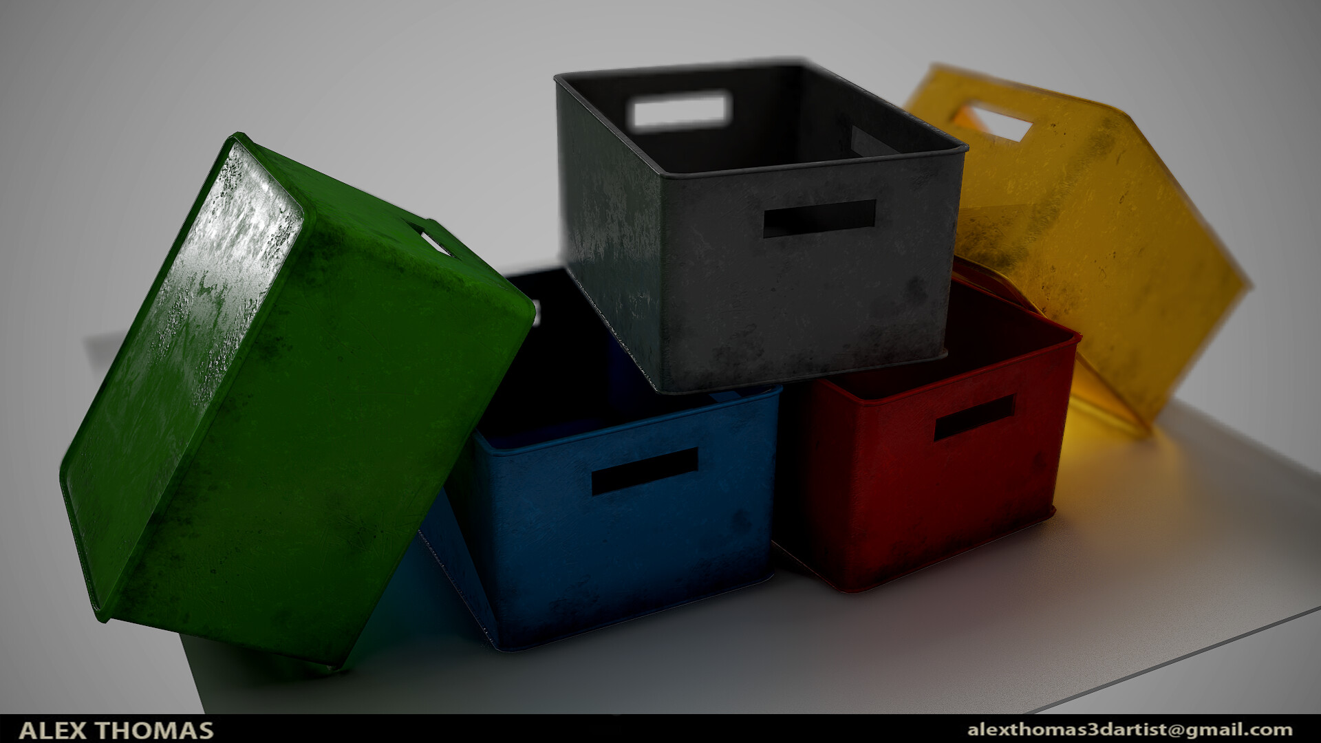 ArtStation - Collection of Low-Poly Props