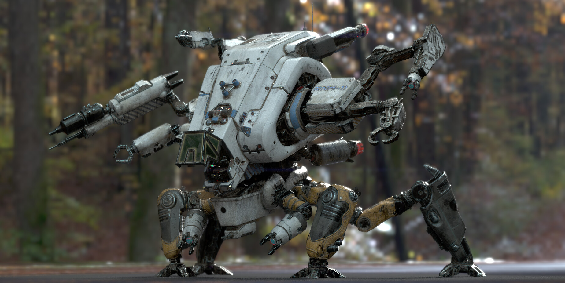 ArtStation - The "Miner" Mech