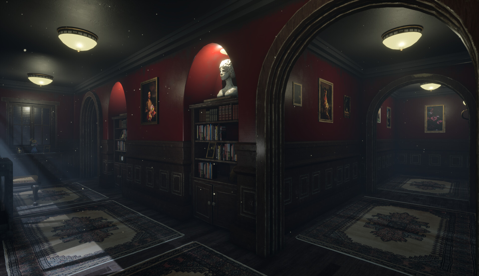 ArtStation - RE2 Sherif's Hallwlay Fan Art