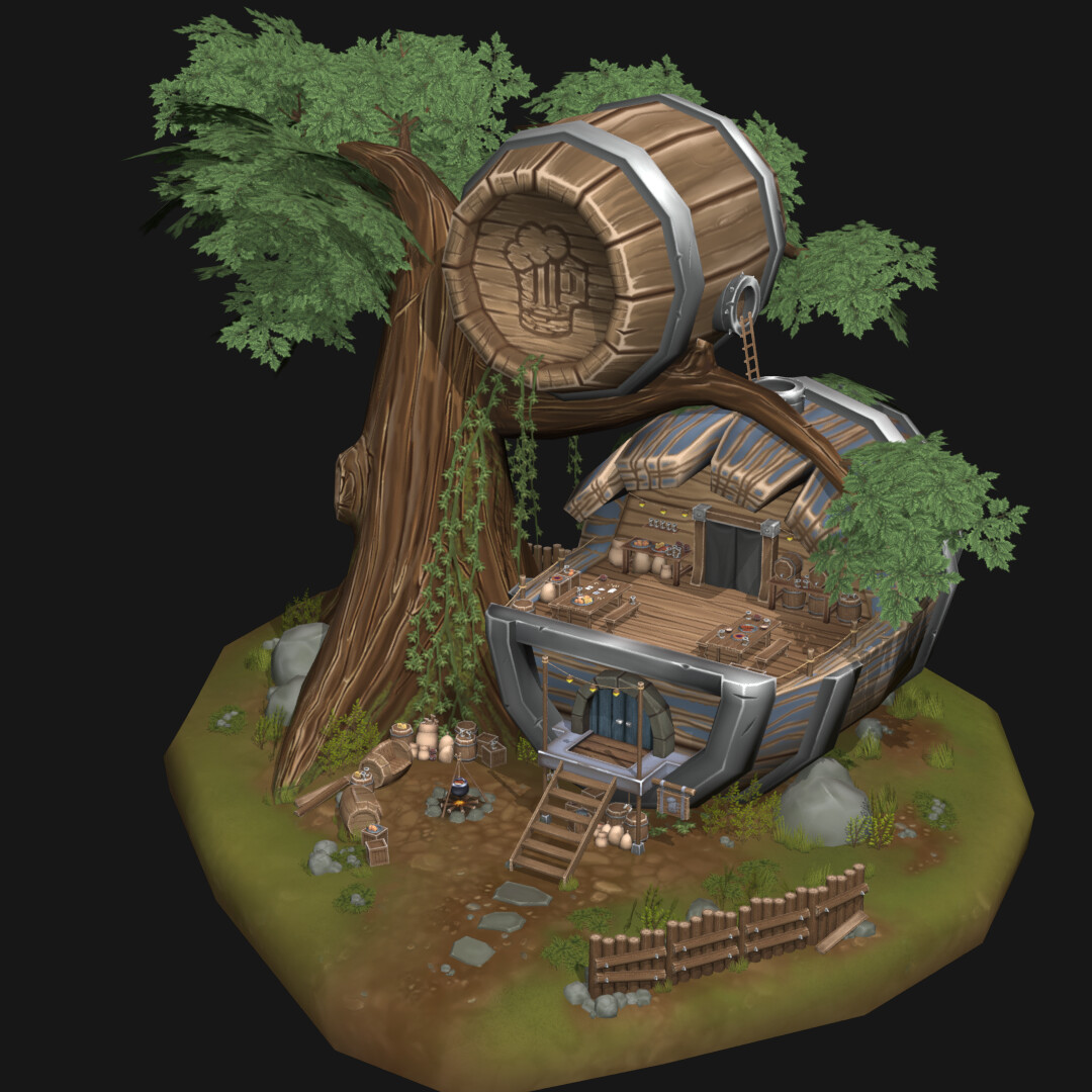 ArtStation - Barrel-Inn
