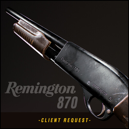 ArtStation - Client Request - Remington 870