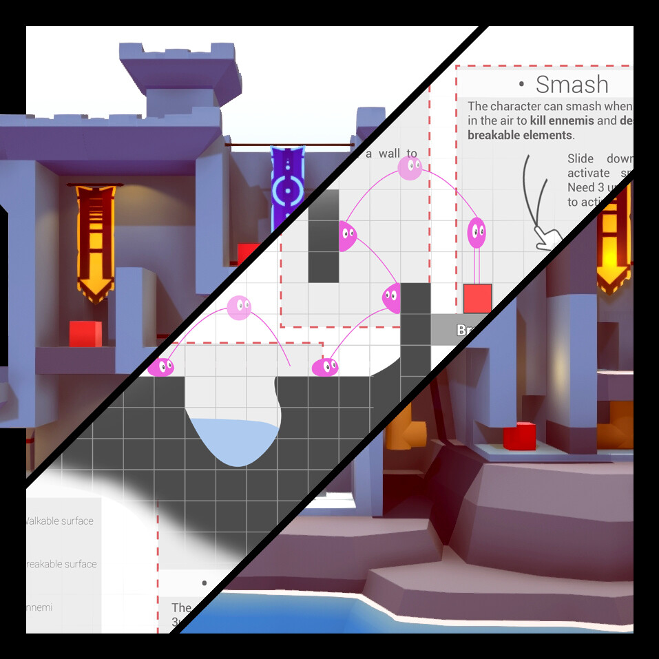 ArtStation - Platformer 2D Mobile - Level Concept