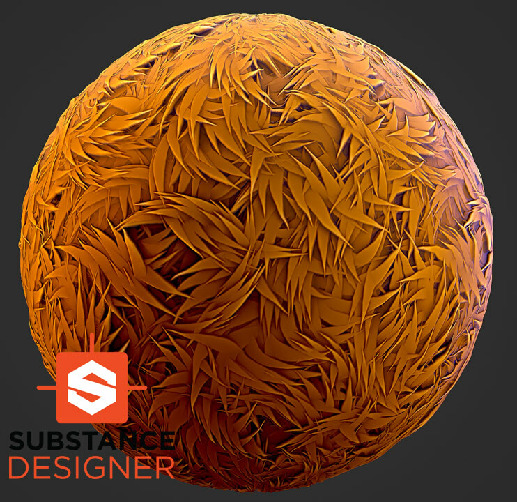 ArtStation - Stylized Hay - Substance Designer