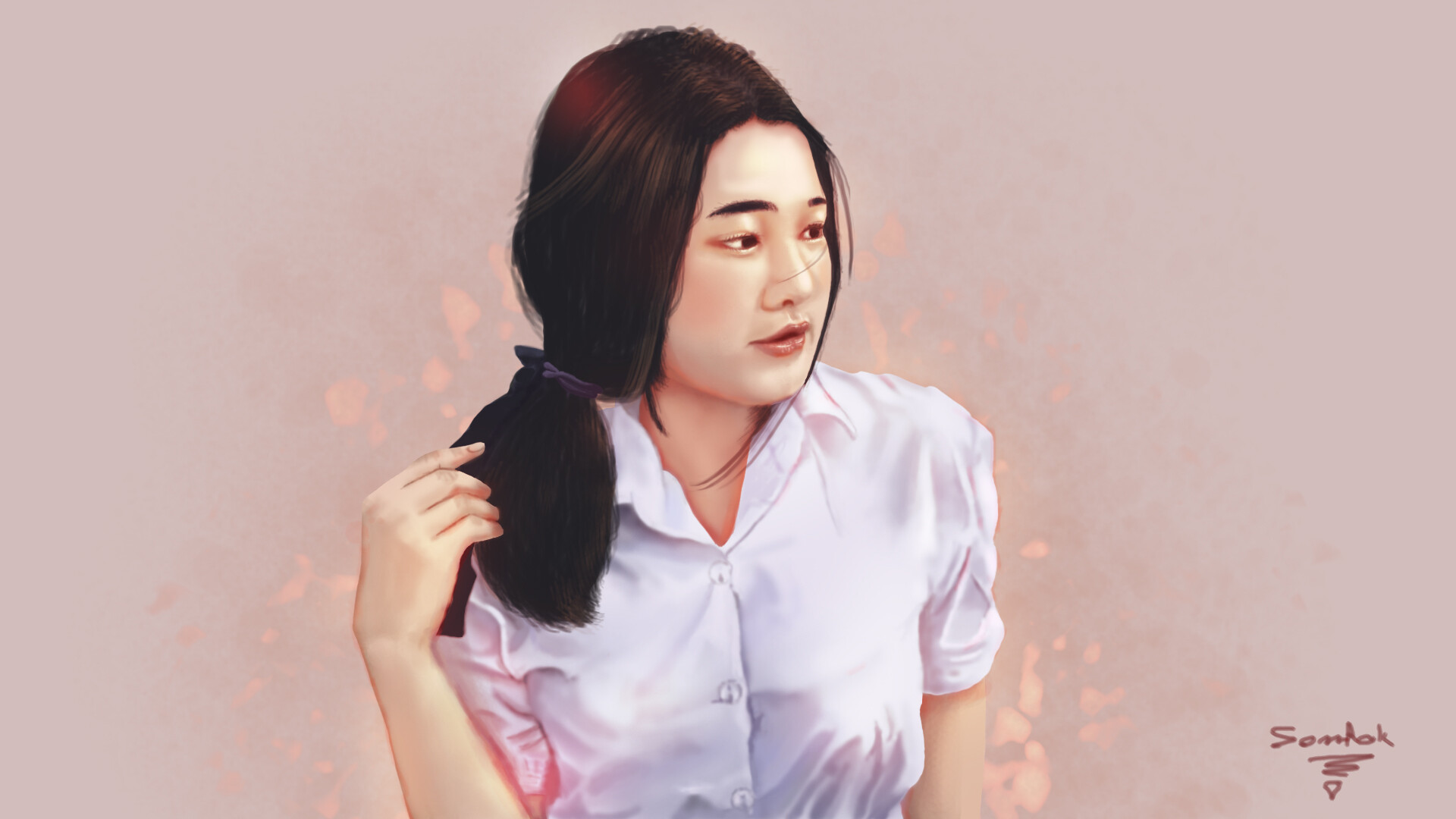 ArtStation - Thai girl student