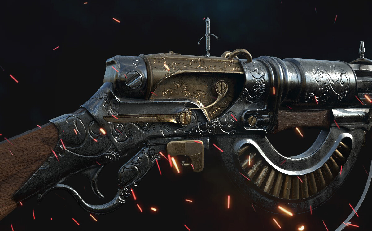 ArtStation - Old gun.