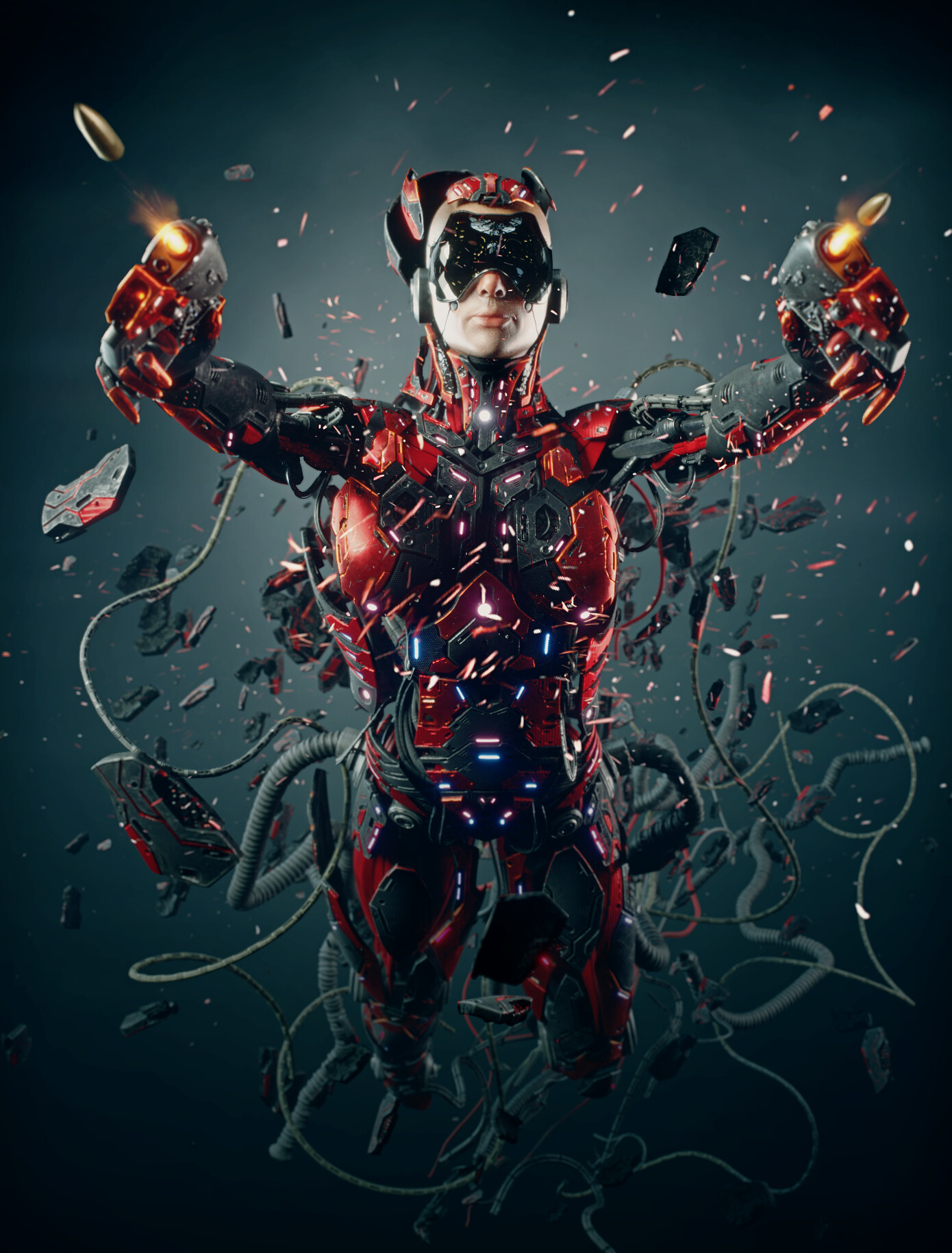 ArtStation - Cyber hero