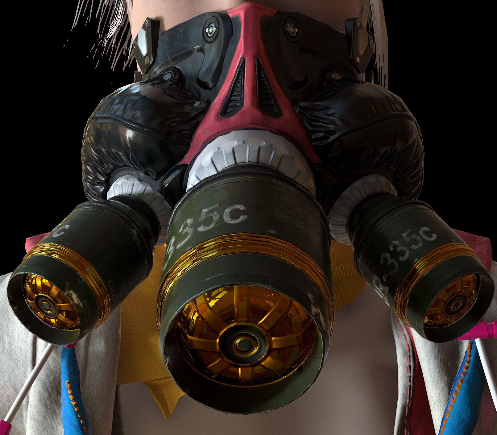 ArtStation - 3D gas mask