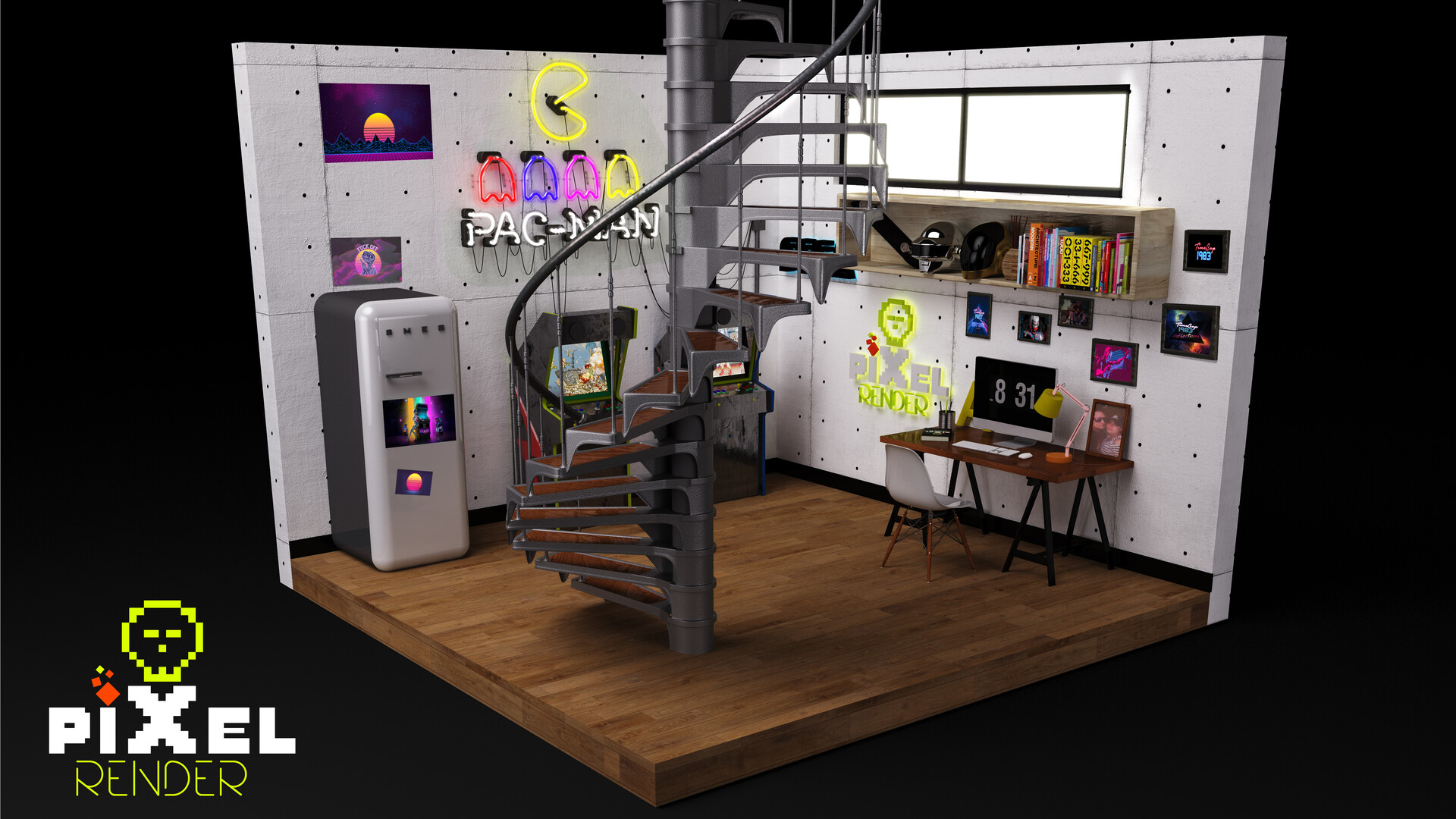 ArtStation - STUDY ROOM