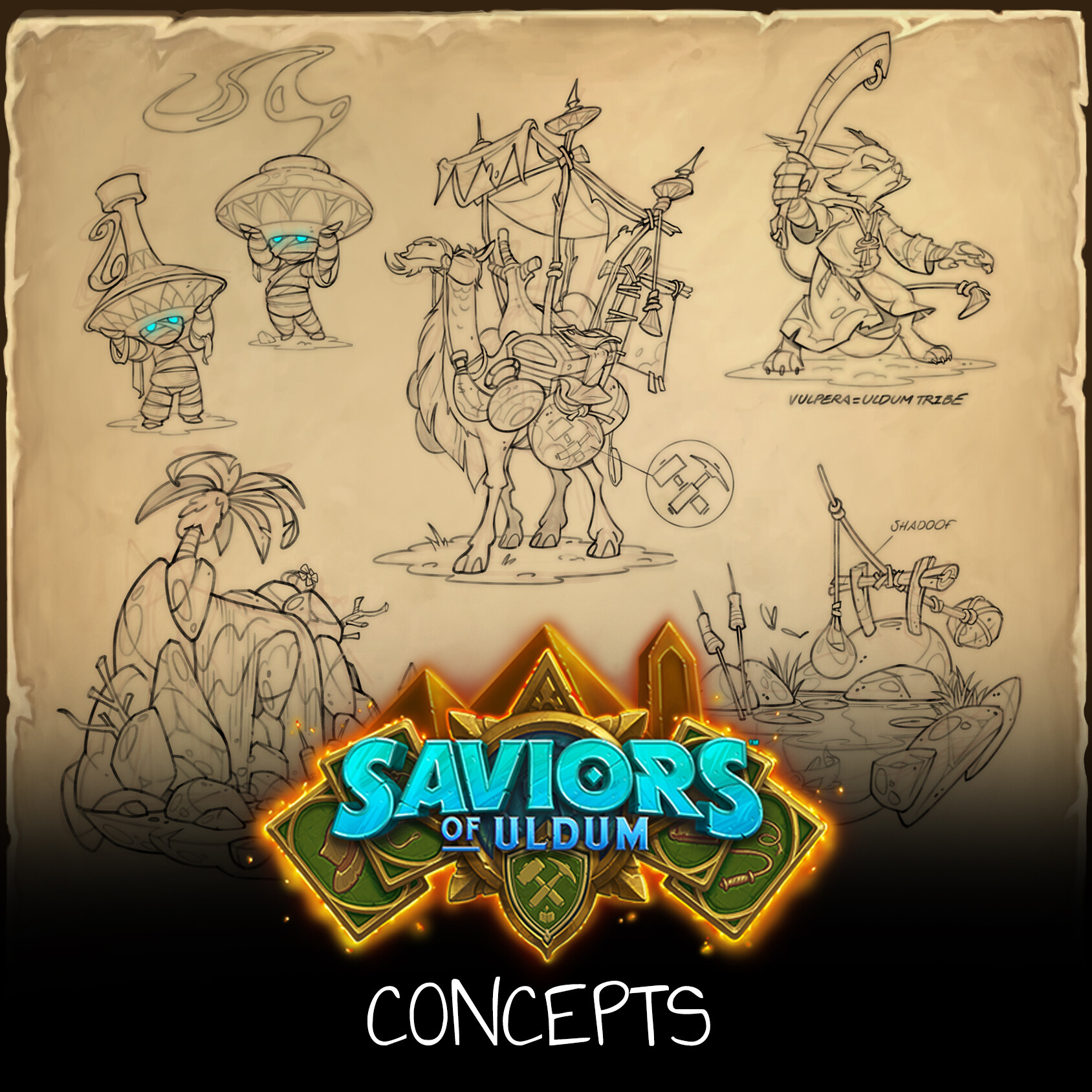 ArtStation - Hearthstone Saviors of Uldum concepts