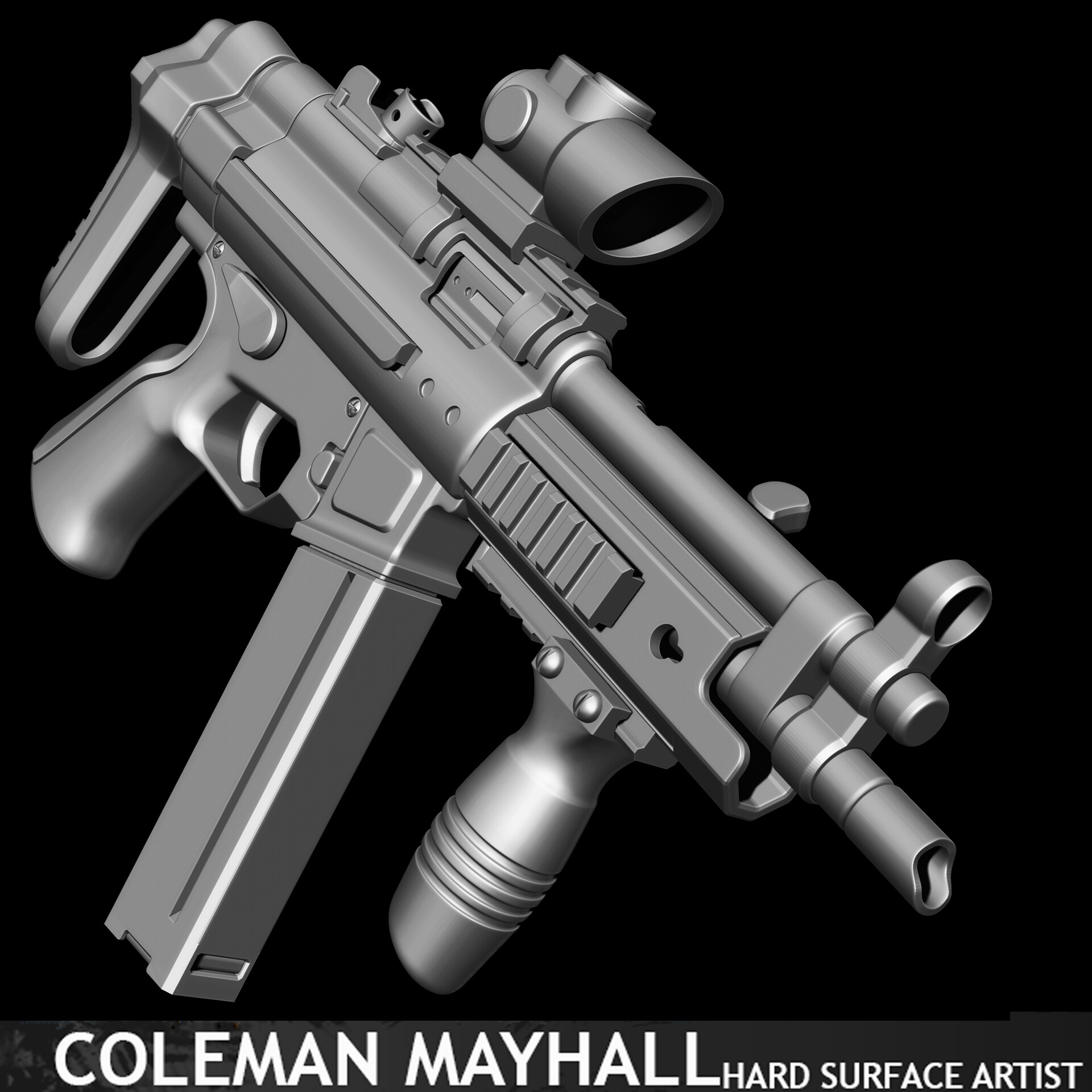 ArtStation - Custom MP5 - WIP