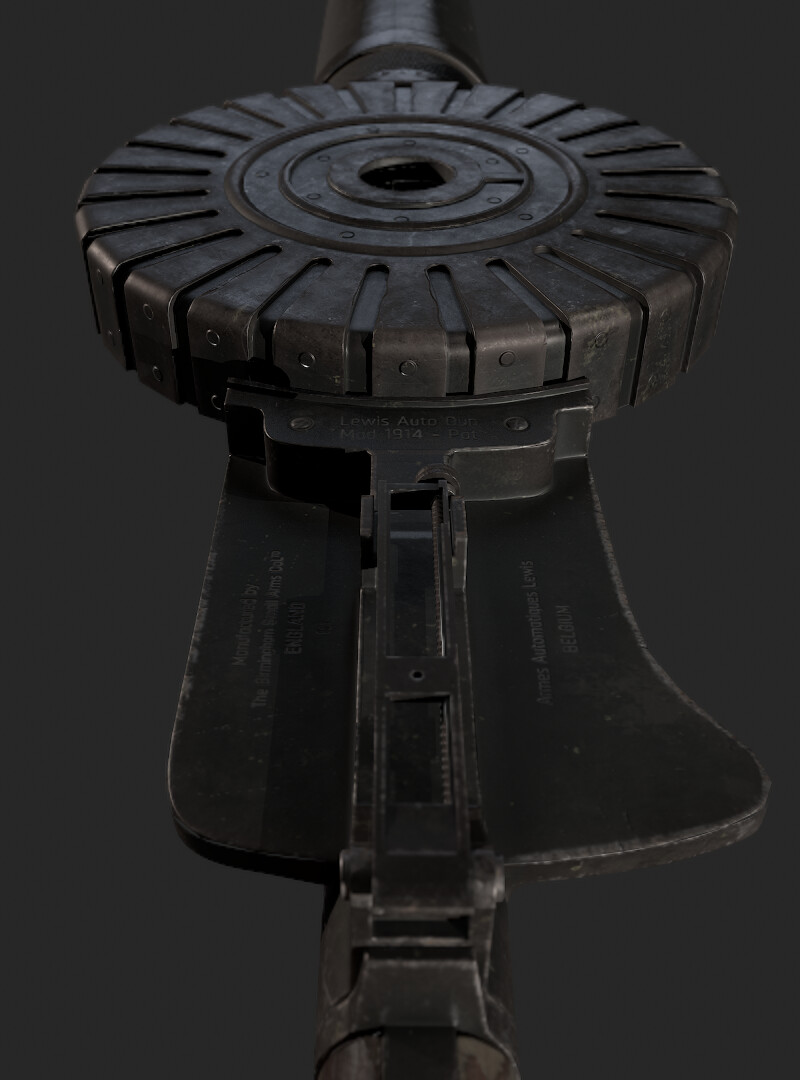 ArtStation - Lewis Gun