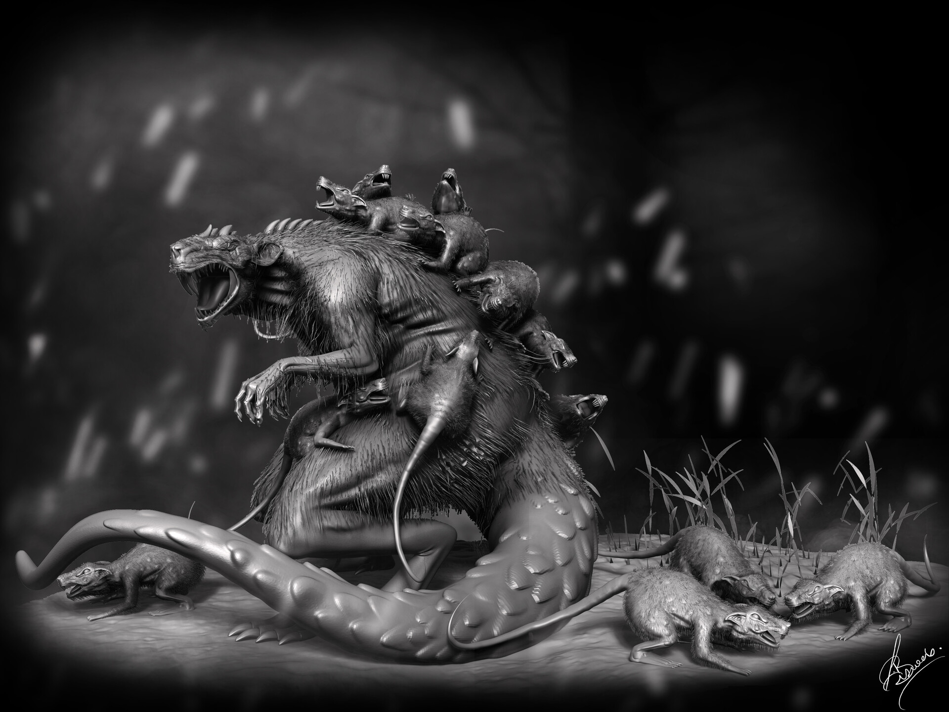 ArtStation - Rat Creature Design