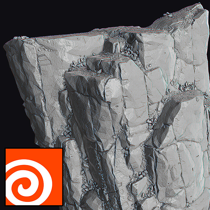 ArtStation - Procedural Cliff Pieces - Houdini