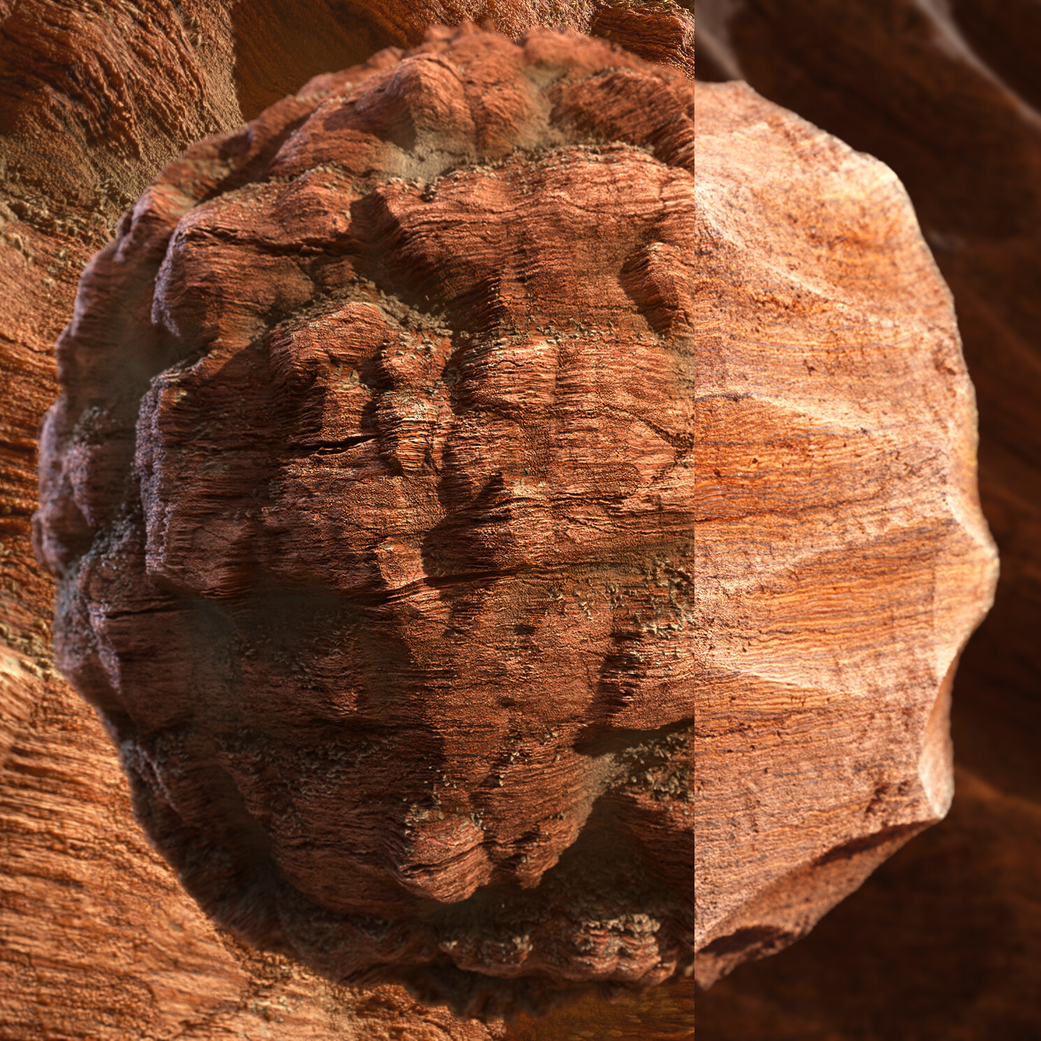 ArtStation - Eroded Sandstone Cliff Substances