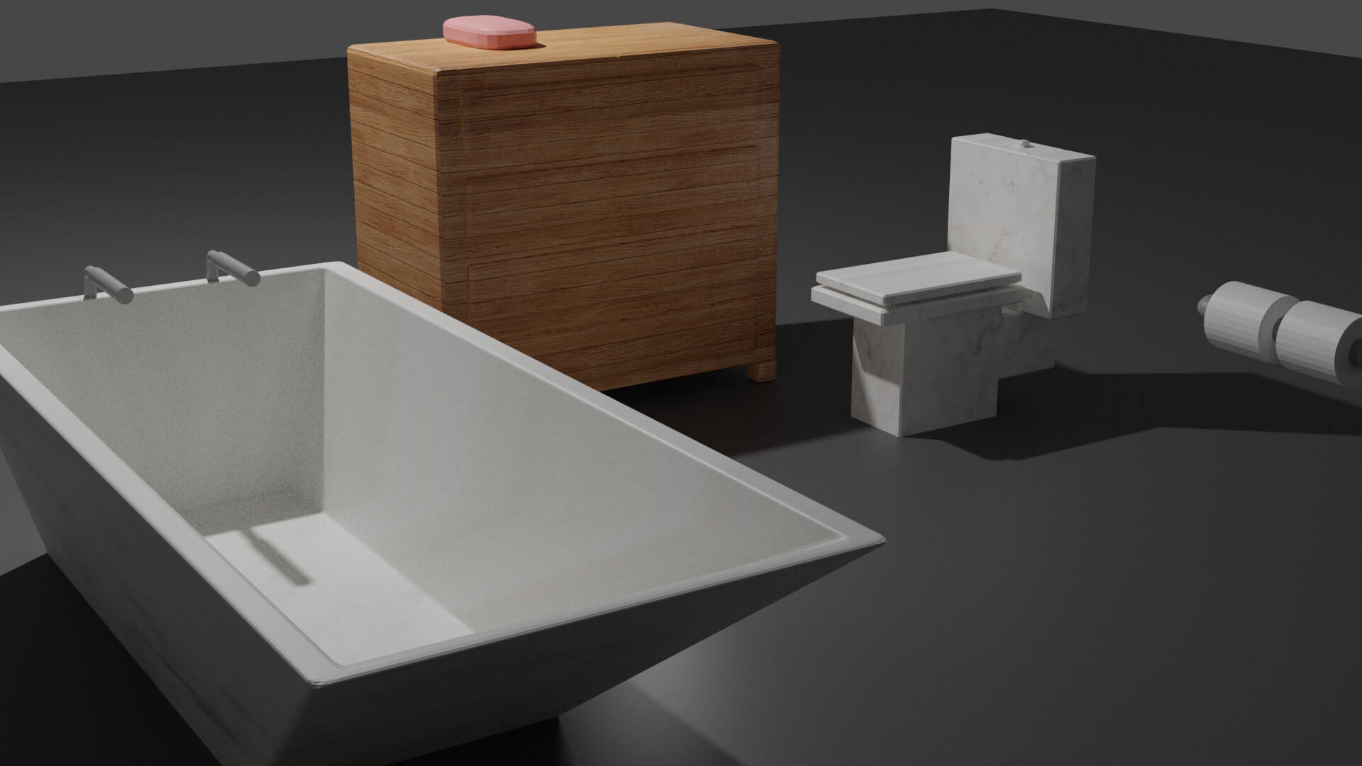 ArtStation - Bathroom - Props