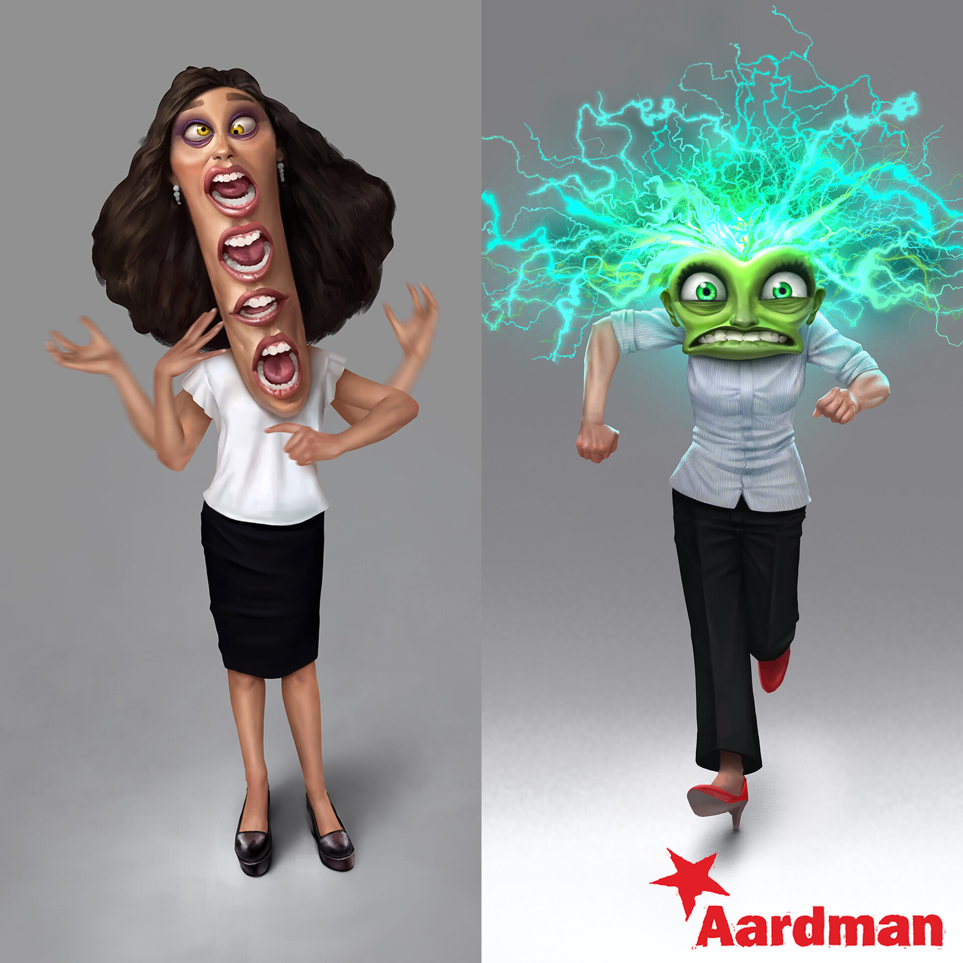 ArtStation - Character development⭐Aardman Animation