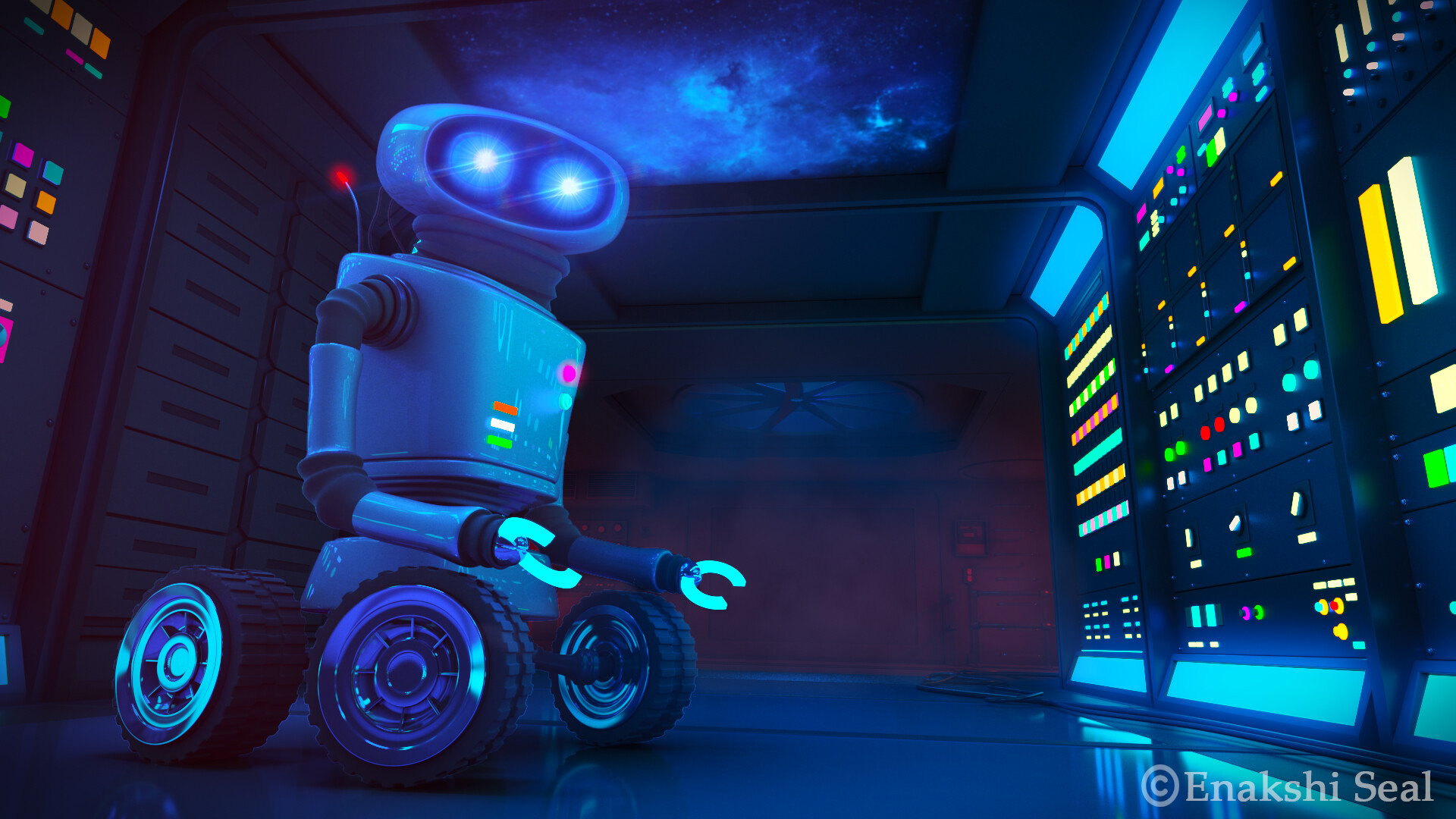 ArtStation - ROBOT_IN_SPACE