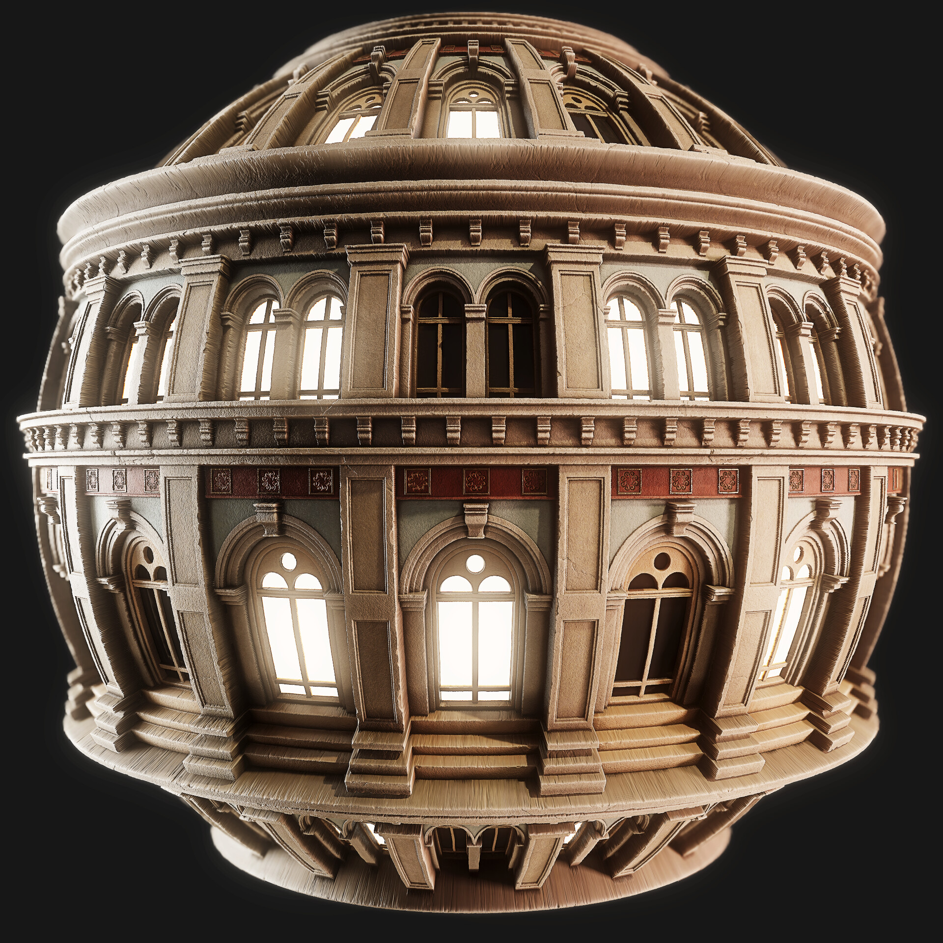 ArtStation - Substance Designer - Baroque Building