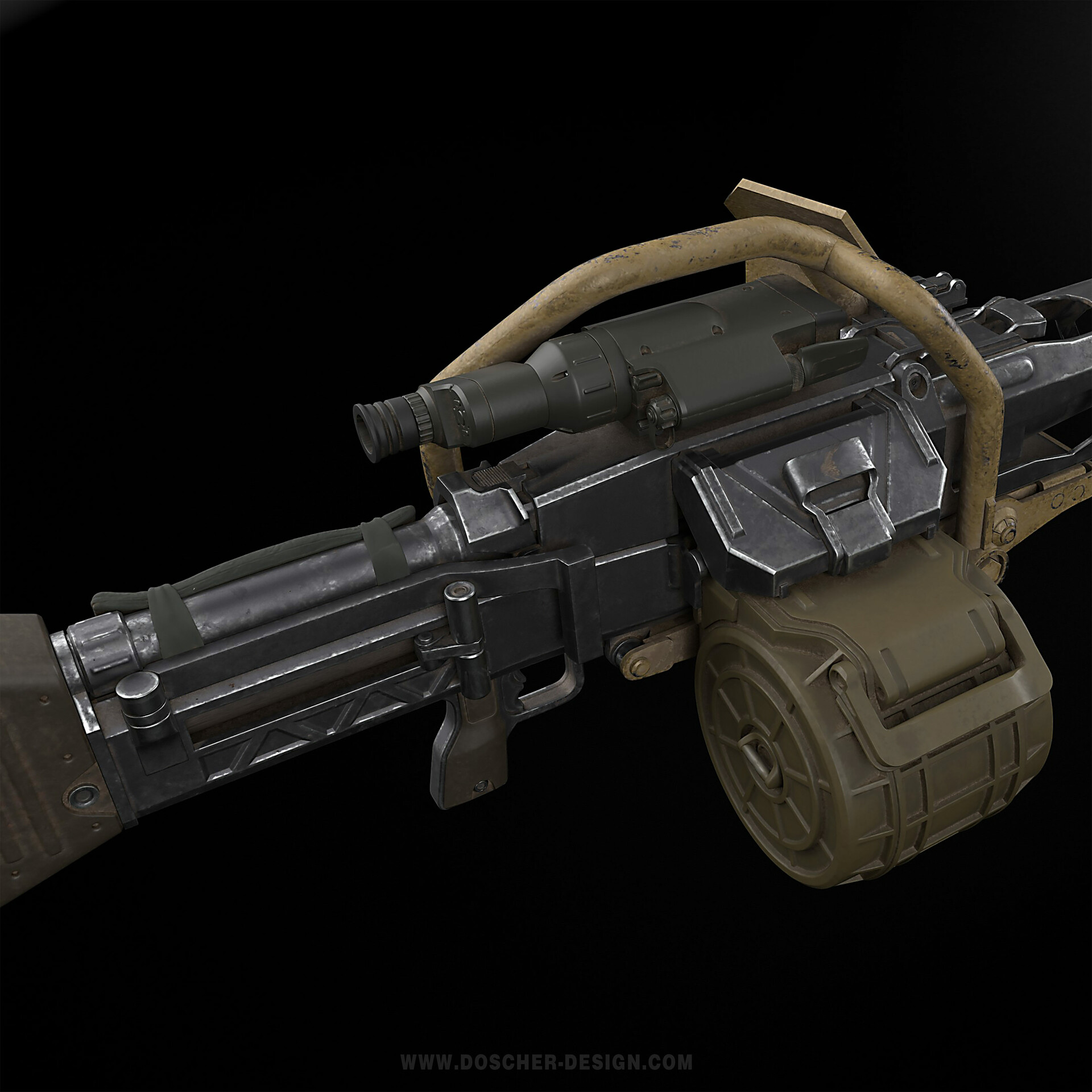 ArtStation - Anti Mecha Rifle