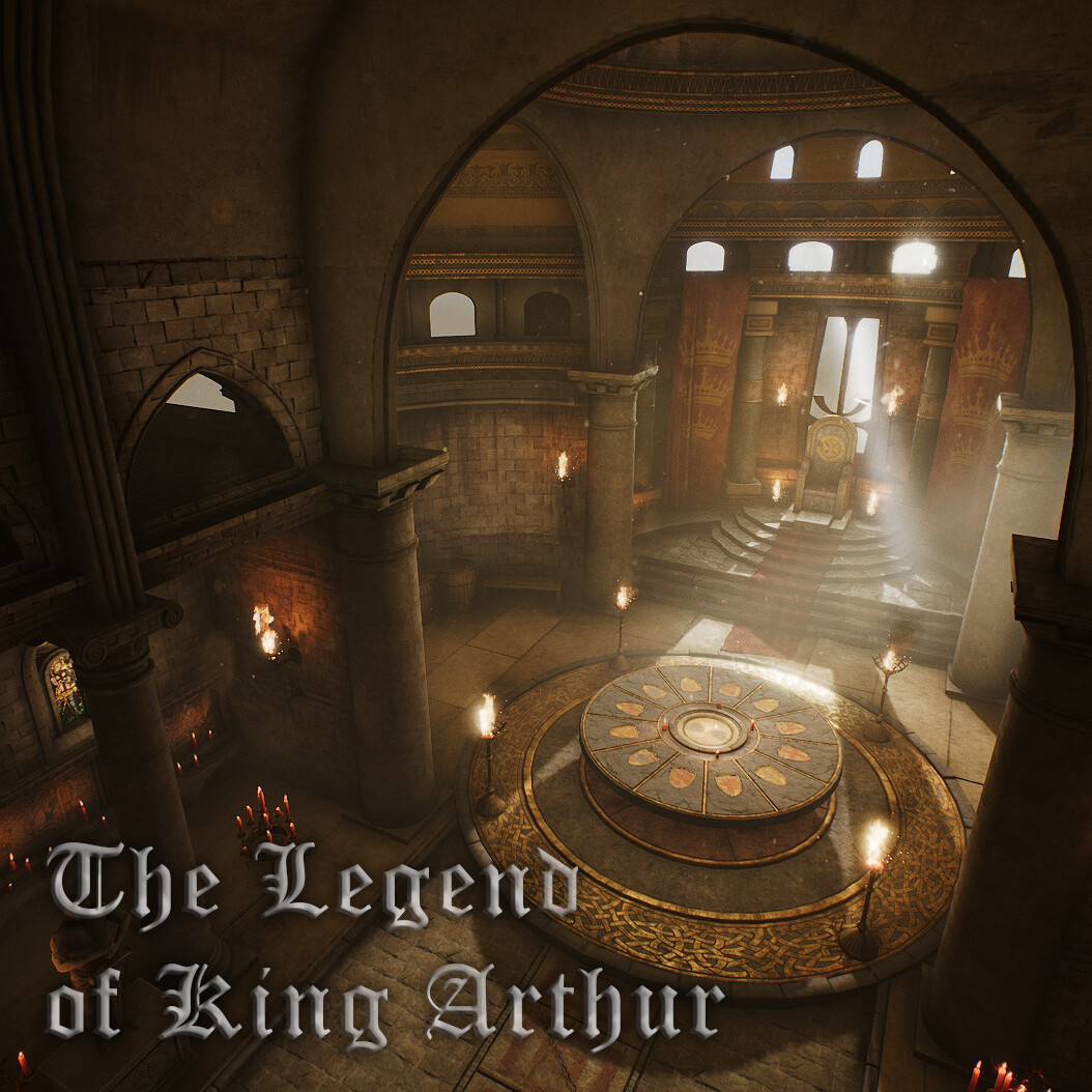 ArtStation - The Round Table Hall - Artstation Challenge