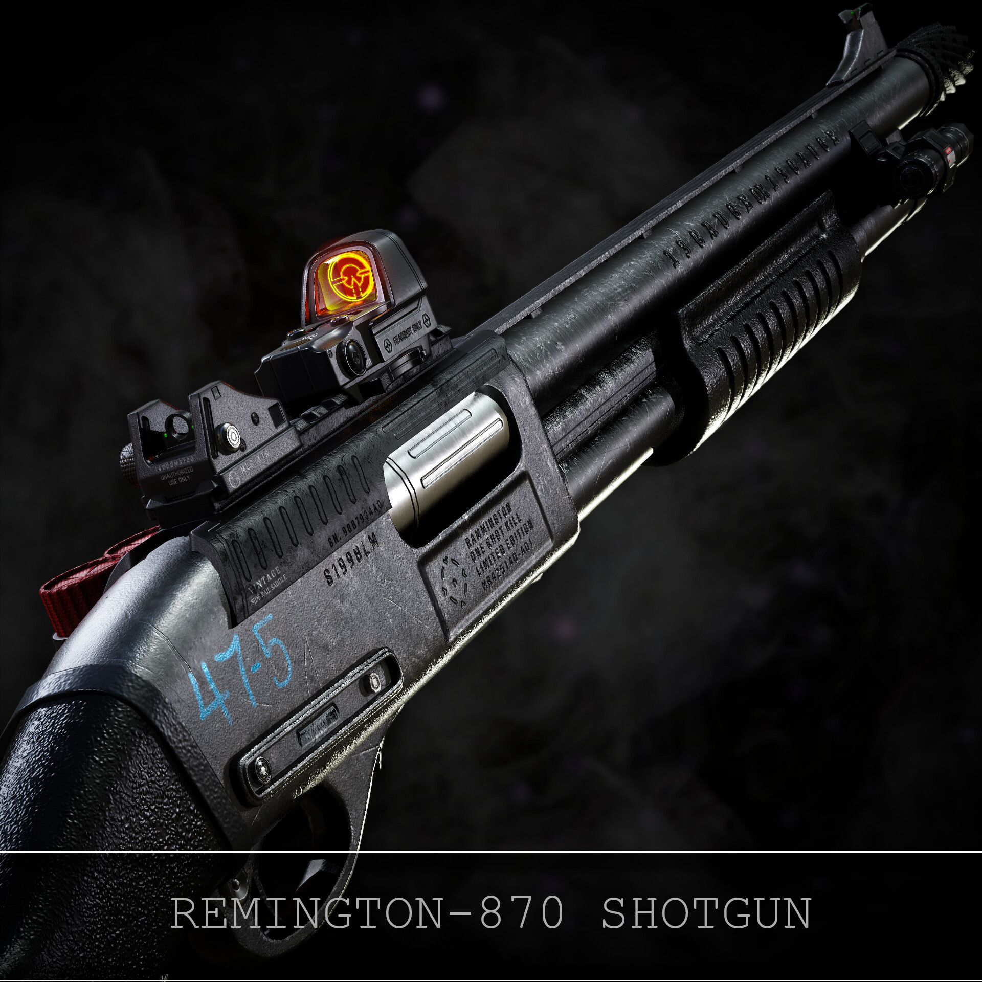 ArtStation - Remington 870 "Rammington" Shotgun