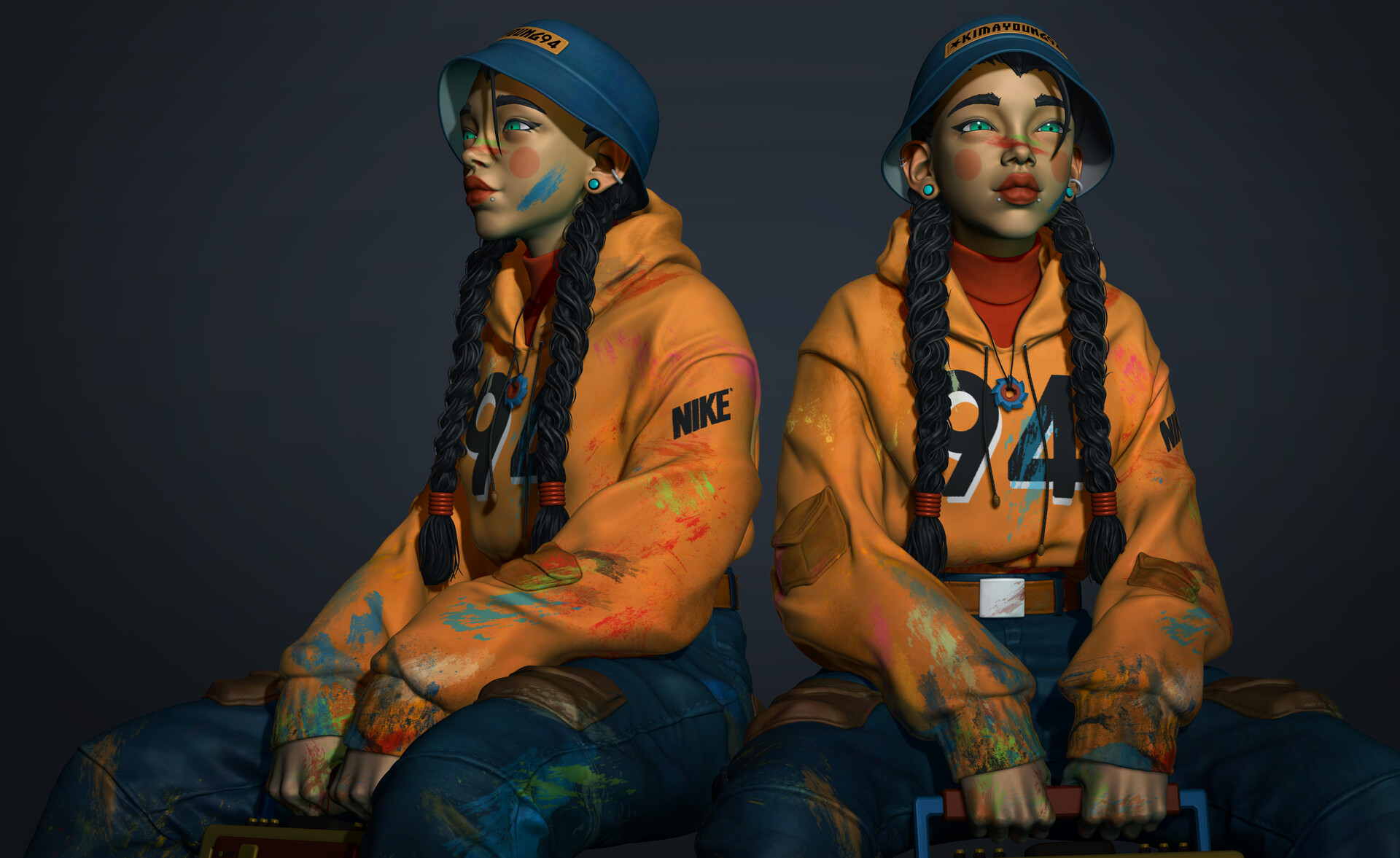 ArtStation - Graffiti Girl