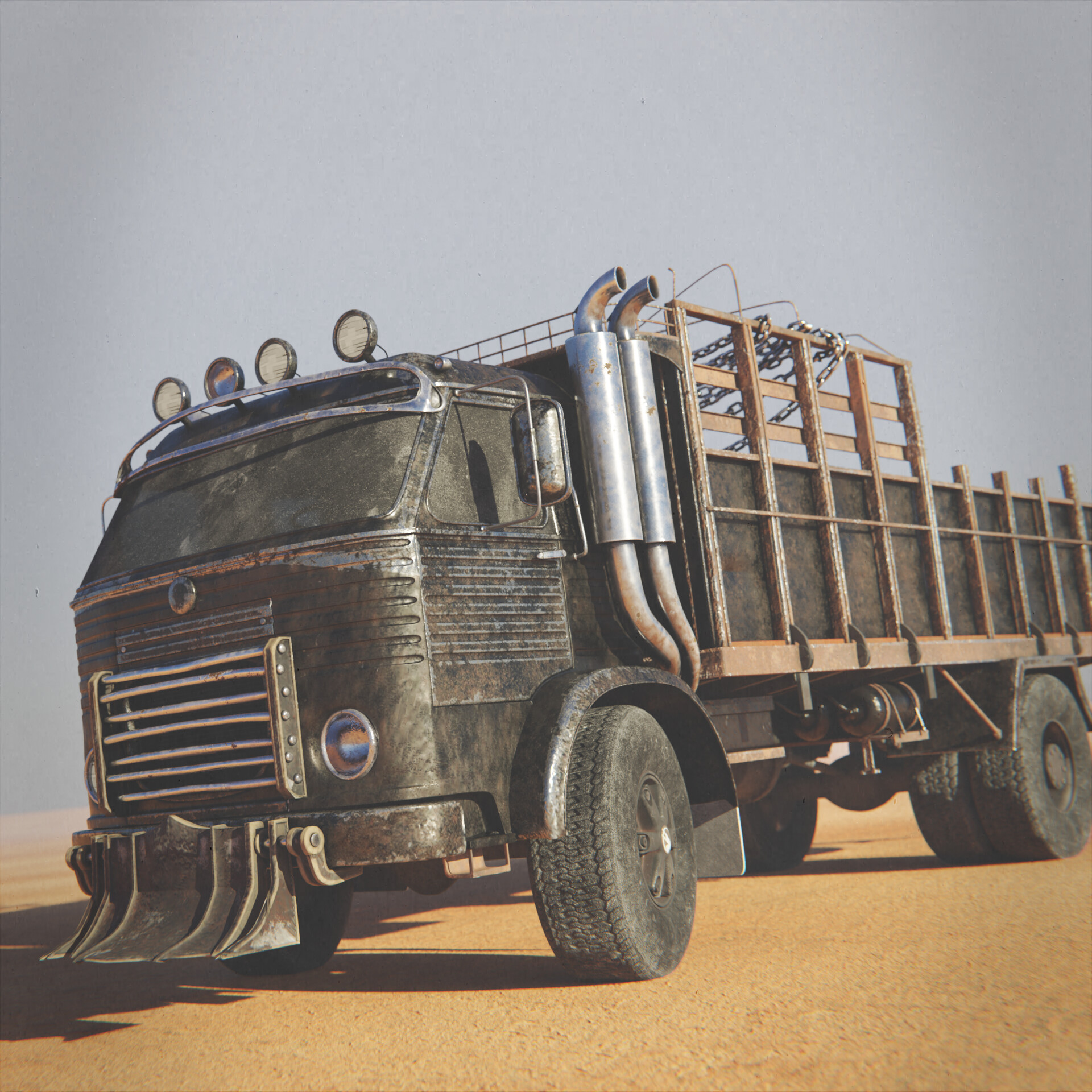 Modified Semi Trucks For Apocalypse