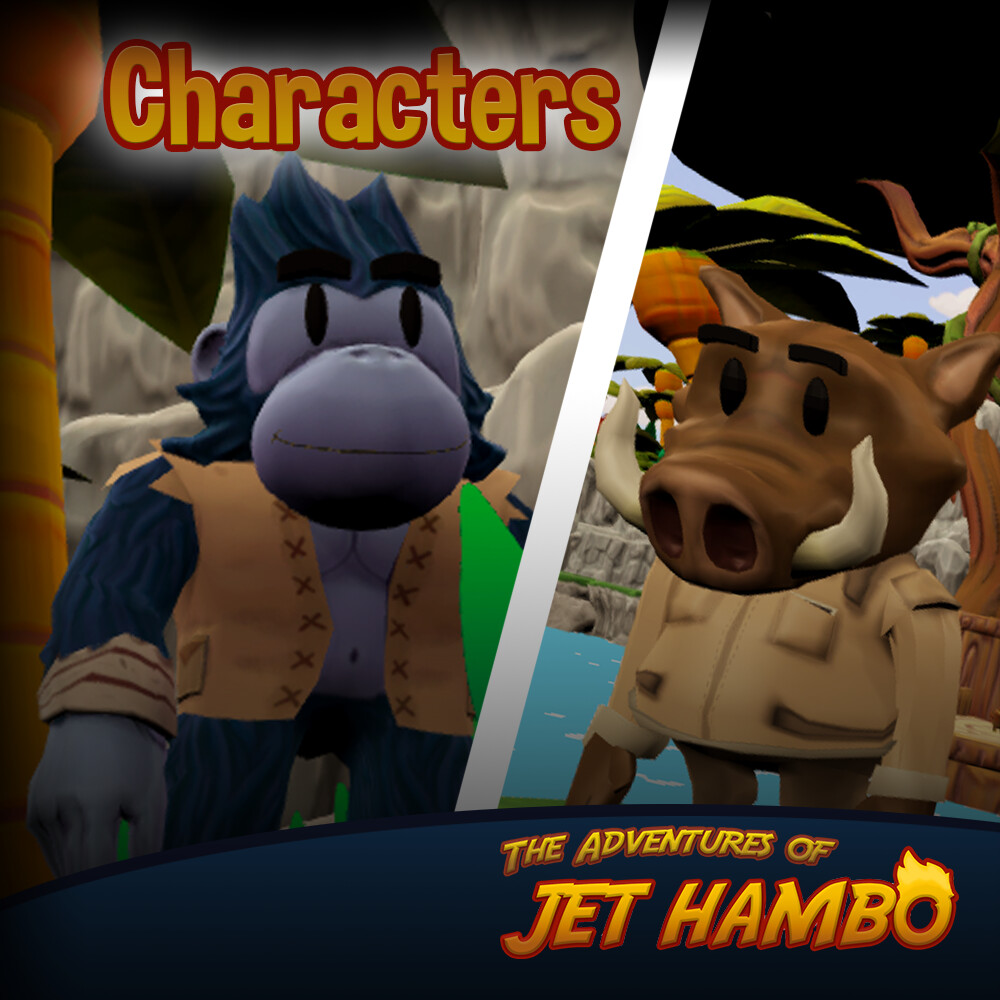 ArtStation - The Adventures of Jet Hambo - Characters