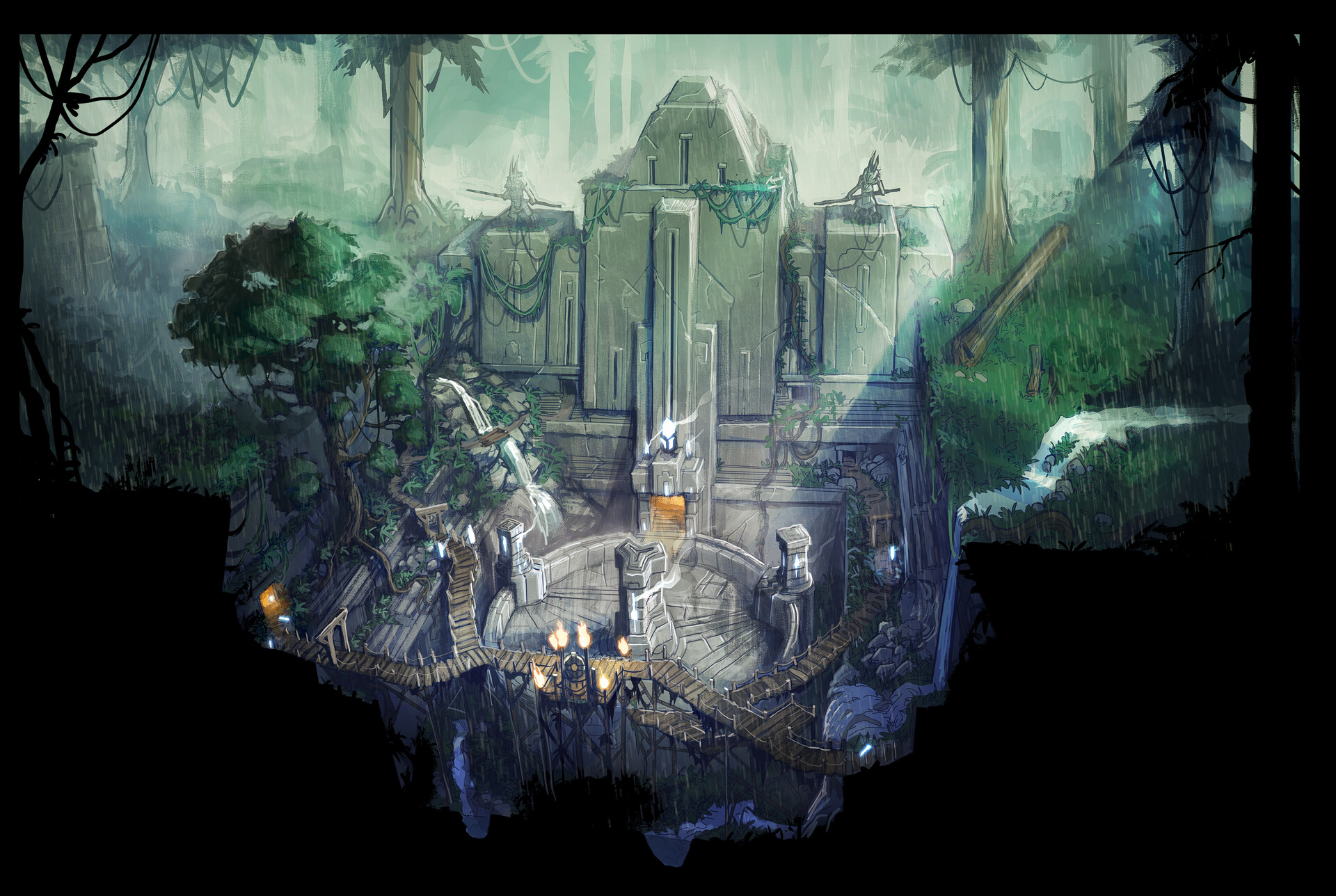 ArtStation - Remenant: From the ashes - Pan Area Arena exploration