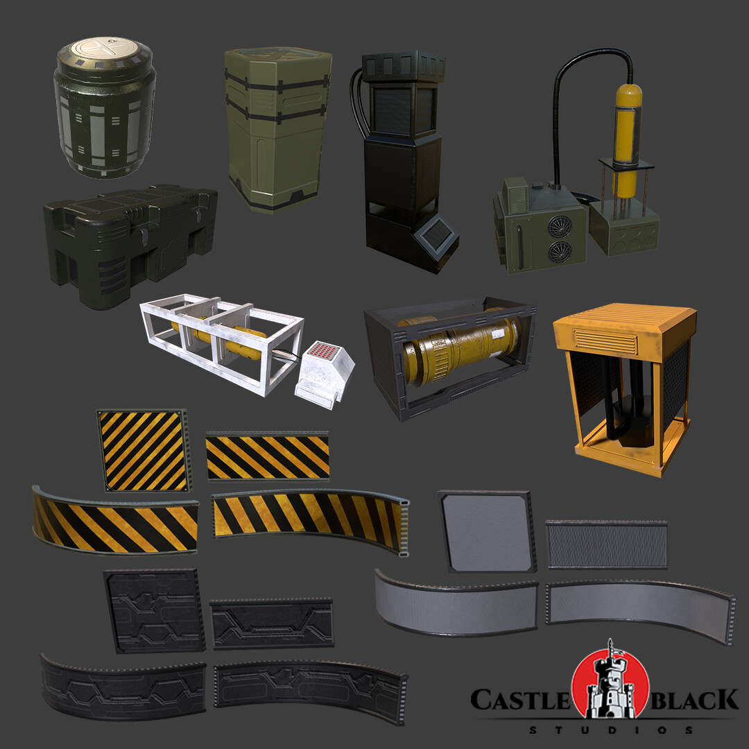 ArtStation - Sci Fi Modular Asset Pack