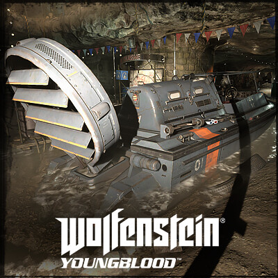 ArtStation - Wolfenstein Youngblood: Skiff