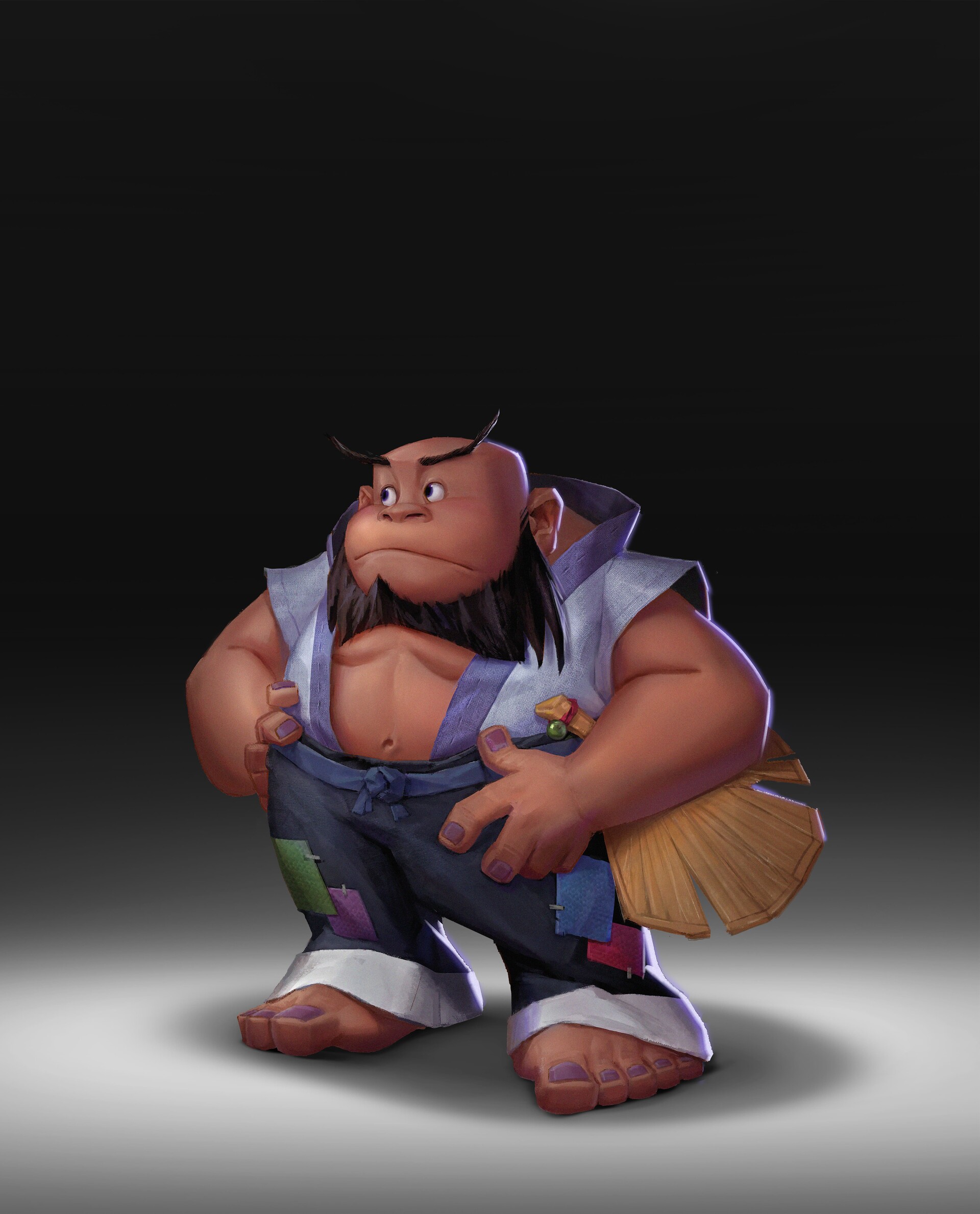 ArtStation - Animation Character Design---Barefoot Taoist priest