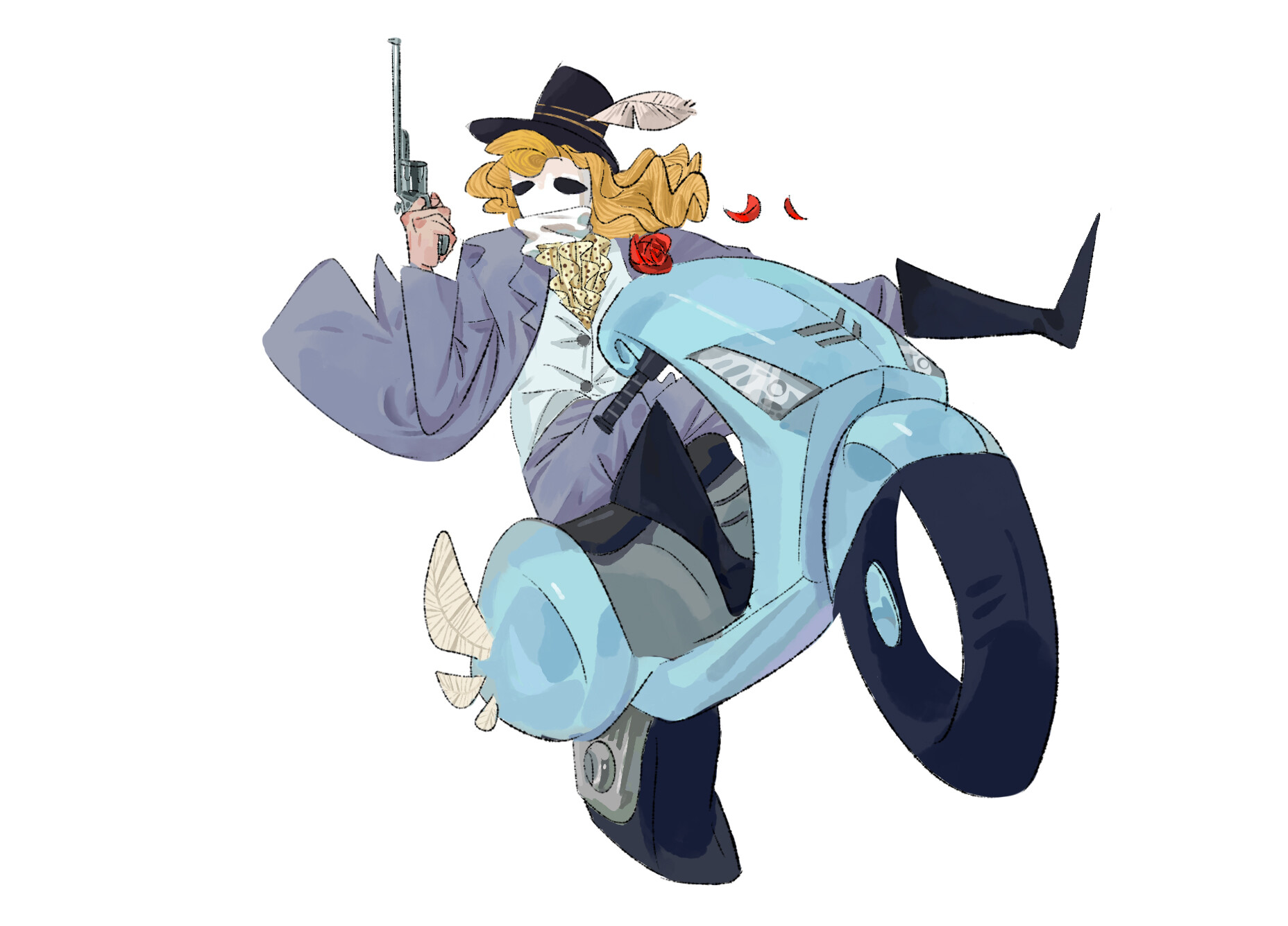 ArtStation - Ruffian and Motorcycle（5）