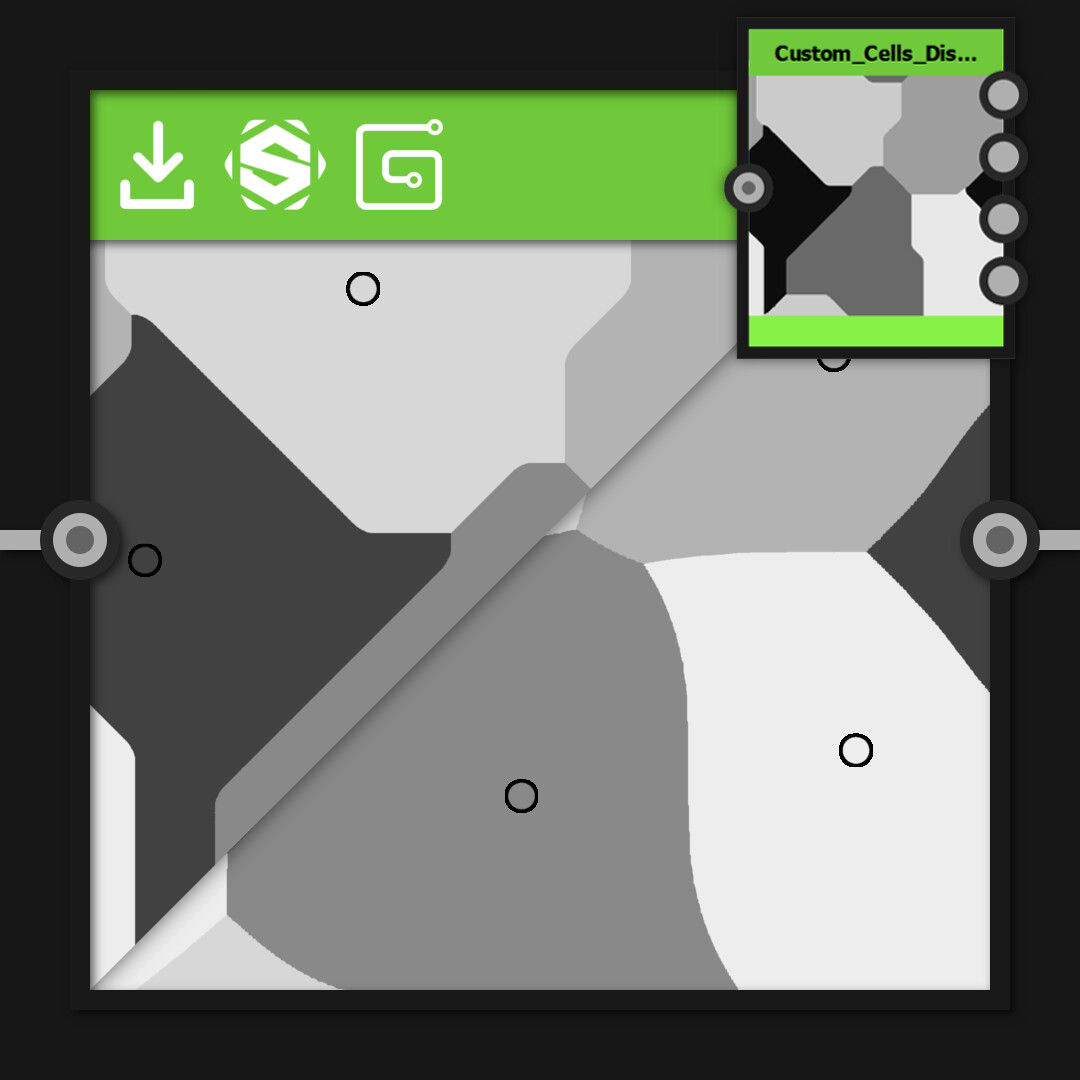 ArtStation - Free Custom Distance Node, Substance Designer