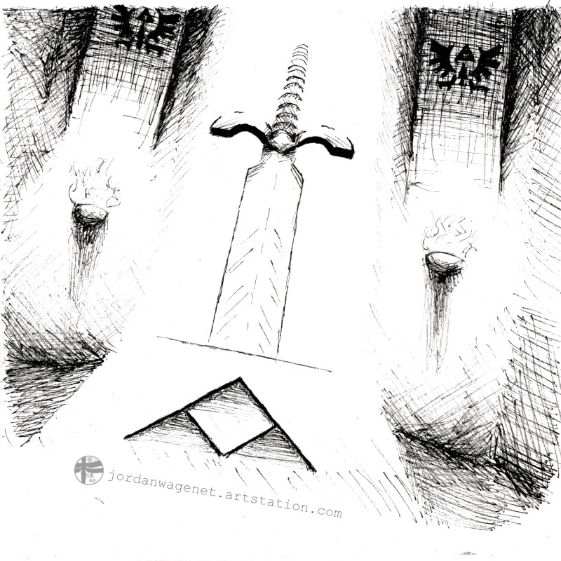 ArtStation - The Master Sword | Legend of Zelda