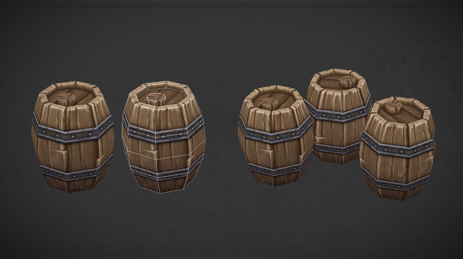ArtStation - Handpainted Barrel