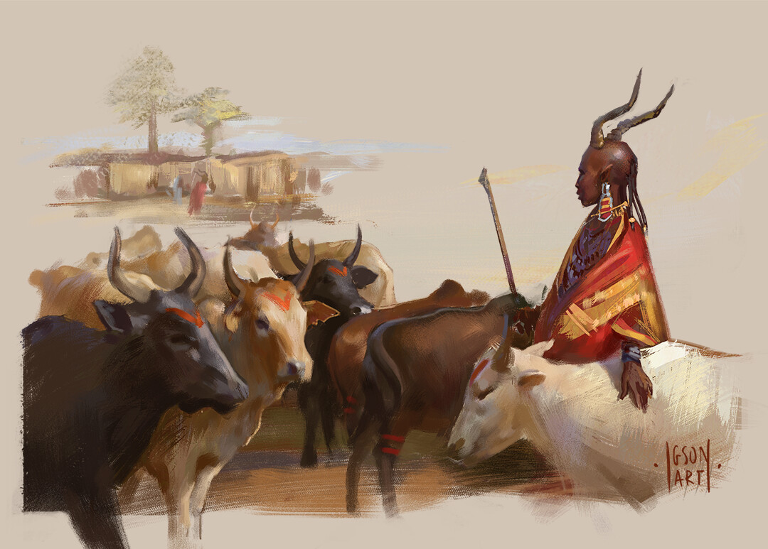 ArtStation - Swala Cattle
