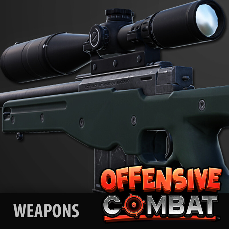 ArtStation - AIAWM Bolt Action Sniper - Offensive Combat (2012-14)