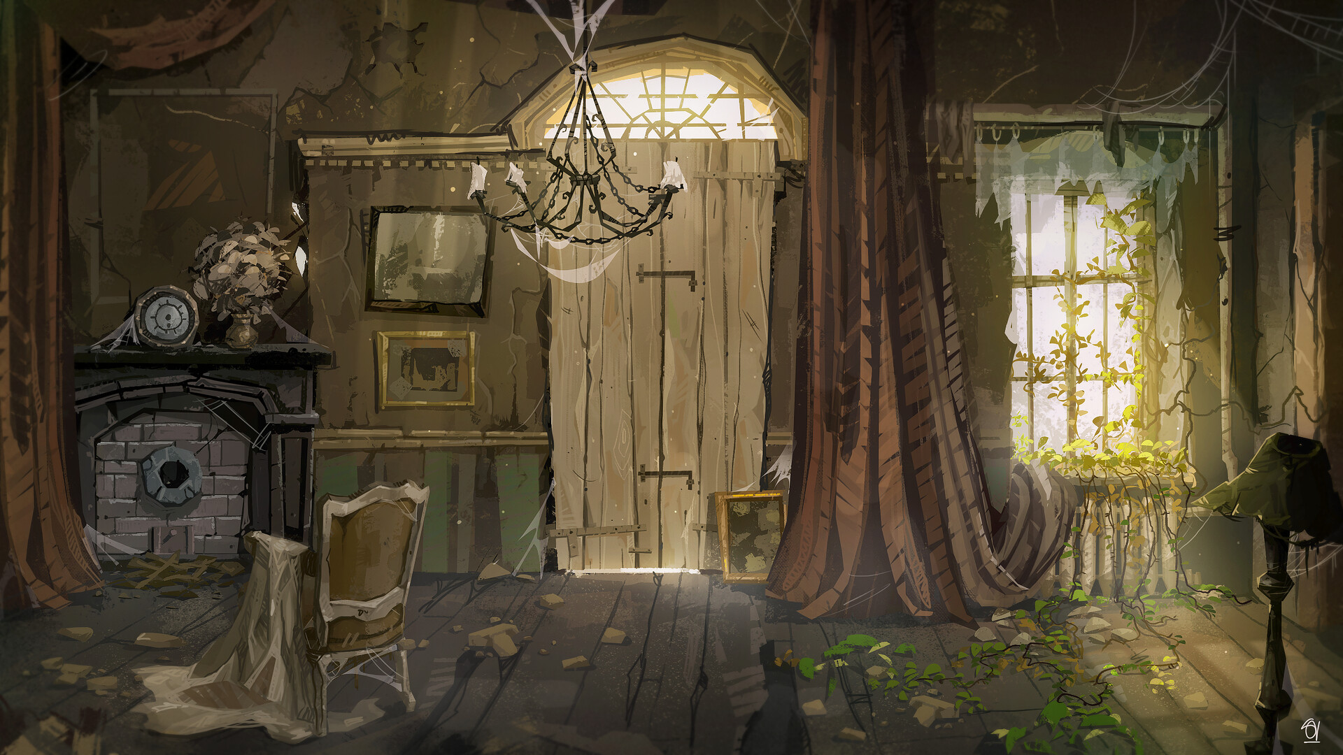 ArtStation - Abandoned room